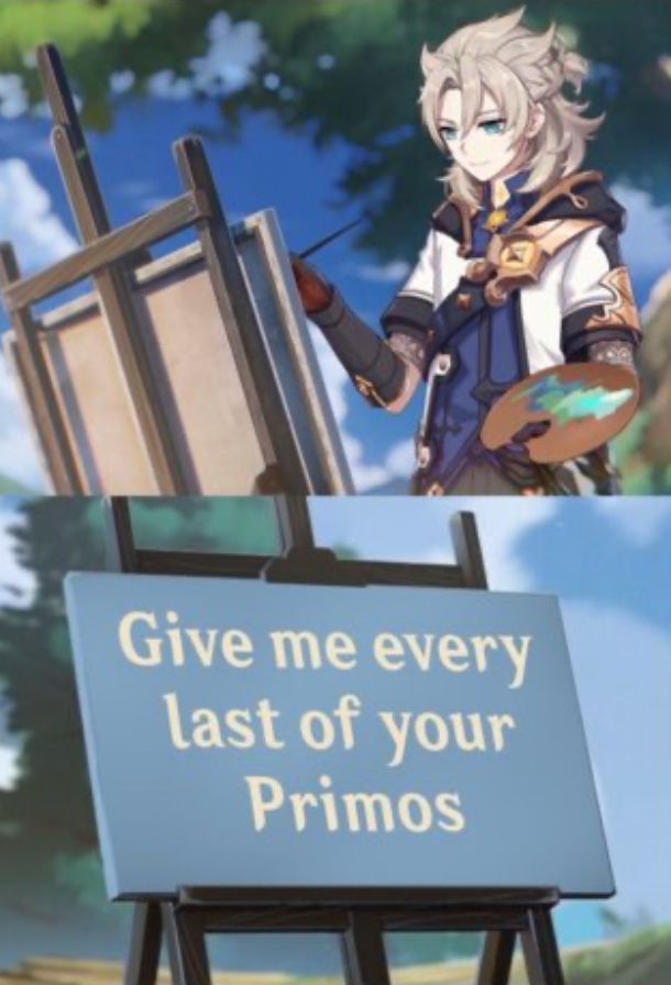 Albedo to me be like Genshin Impact | HoYoLAB