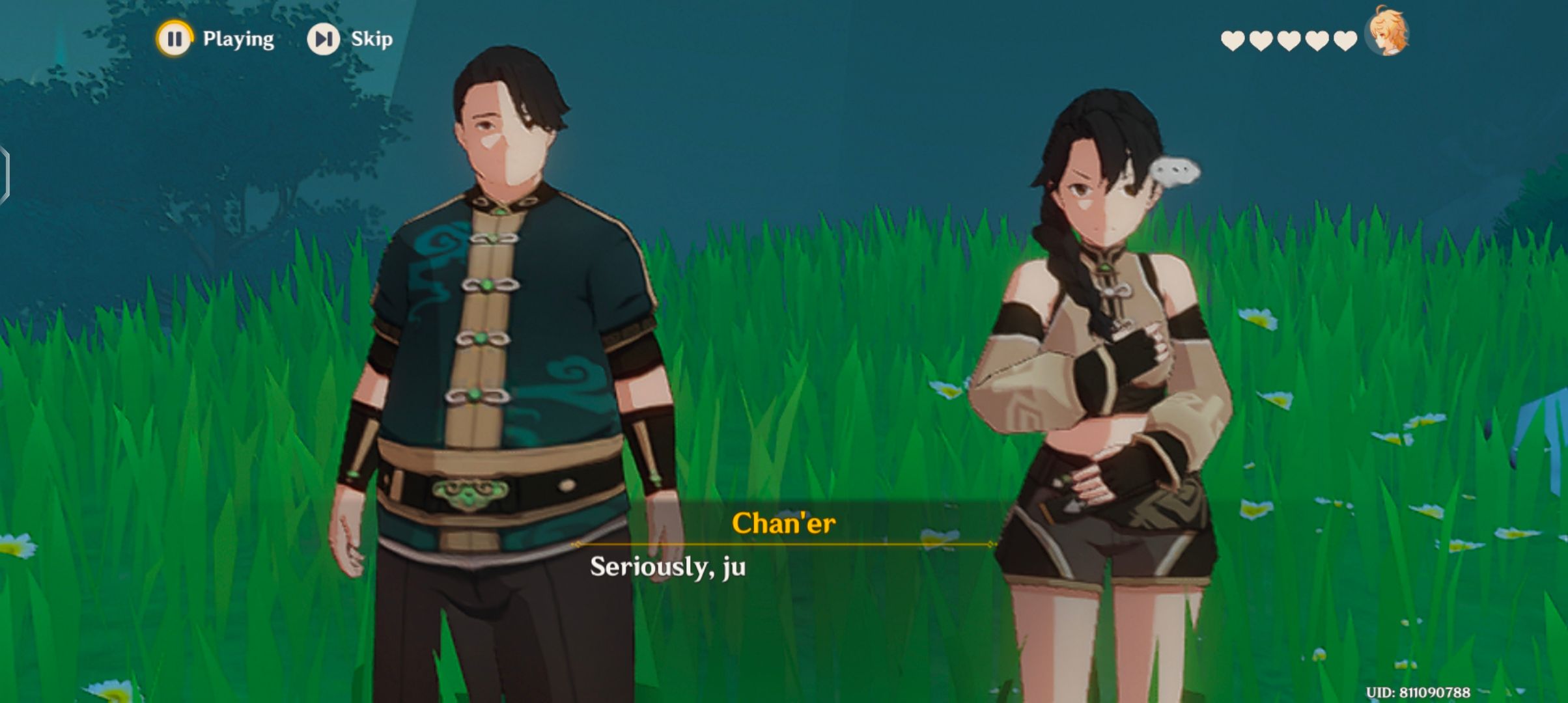 SKIP BUTTON IN HANG OUT?! Genshin Impact | HoYoLAB