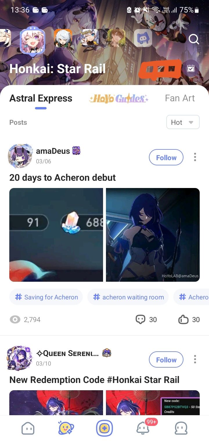 we need a redeem code button on this Hoyo page Honkai: Star Rail | HoYoLAB