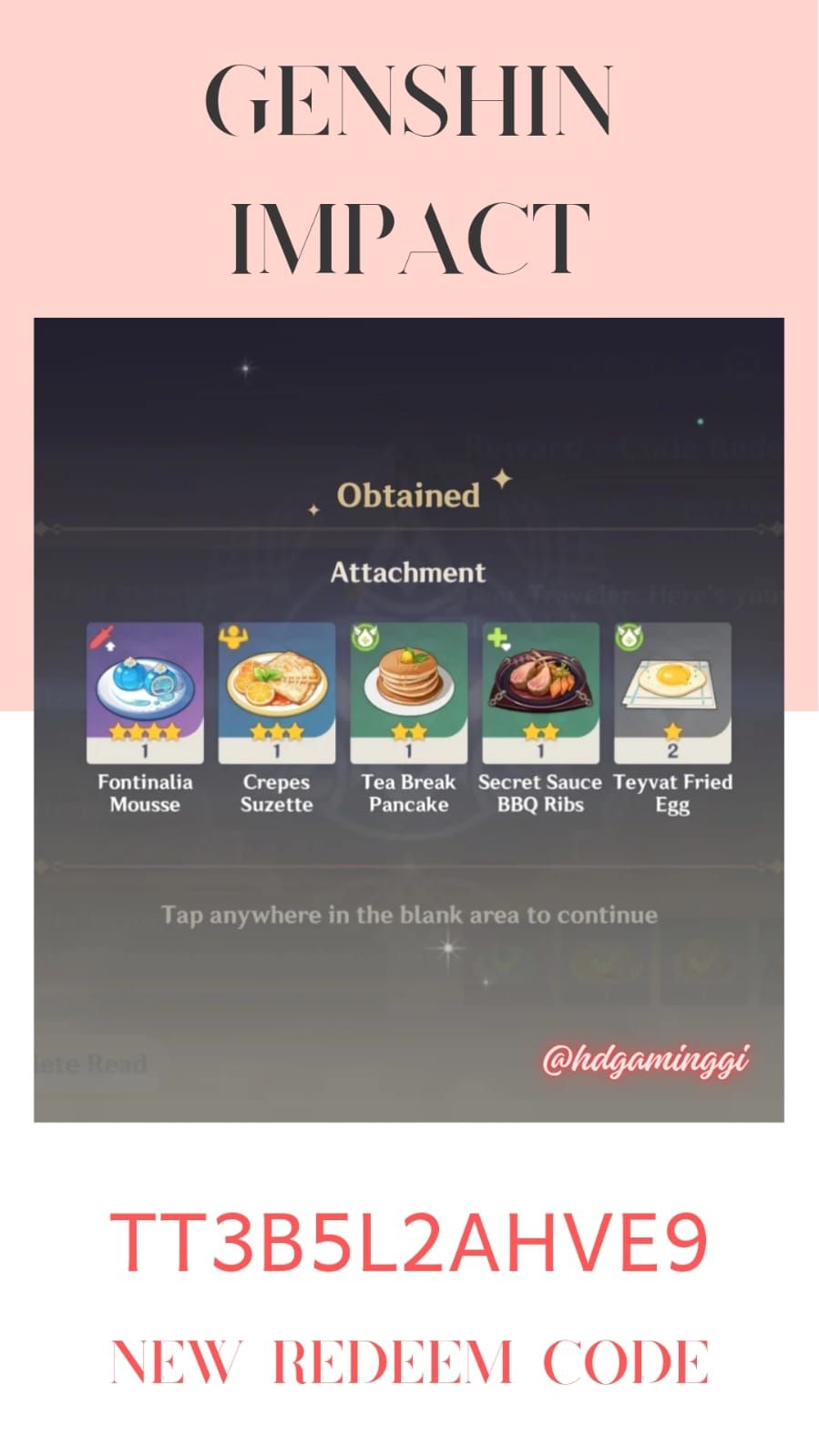 Genshin Impact New Redeem Code Genshin Impact | HoYoLAB