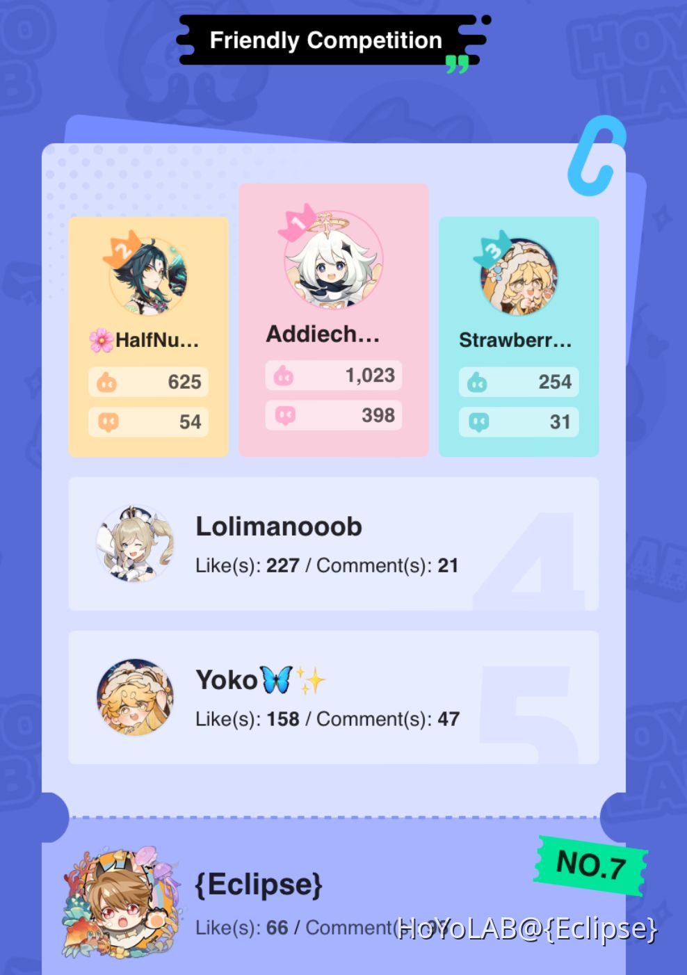 Never have I gotten this low lol | HoYoLAB