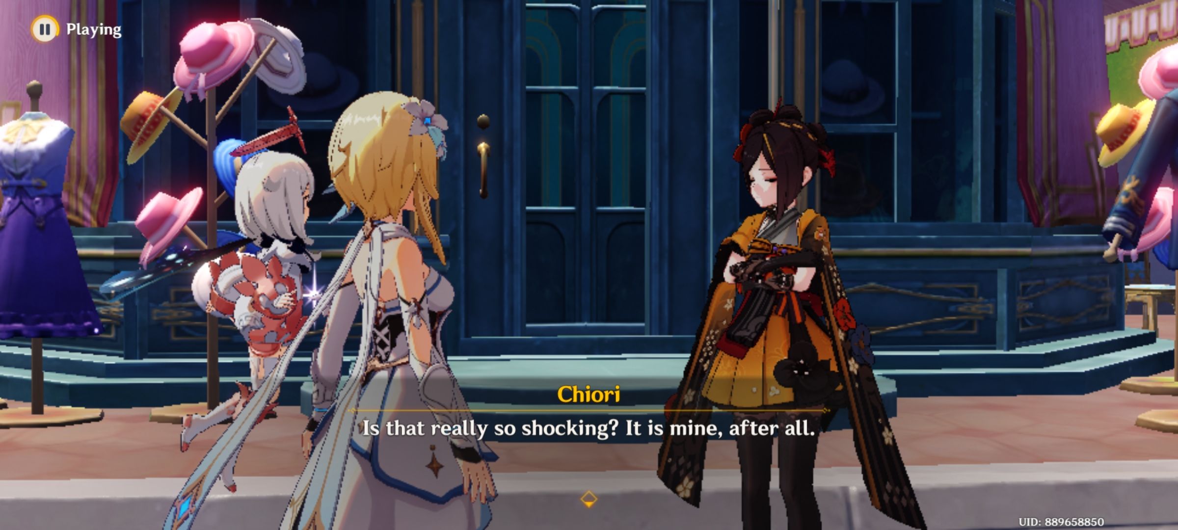 When they talk about tonight.... chiori quest Genshin Impact | HoYoLAB