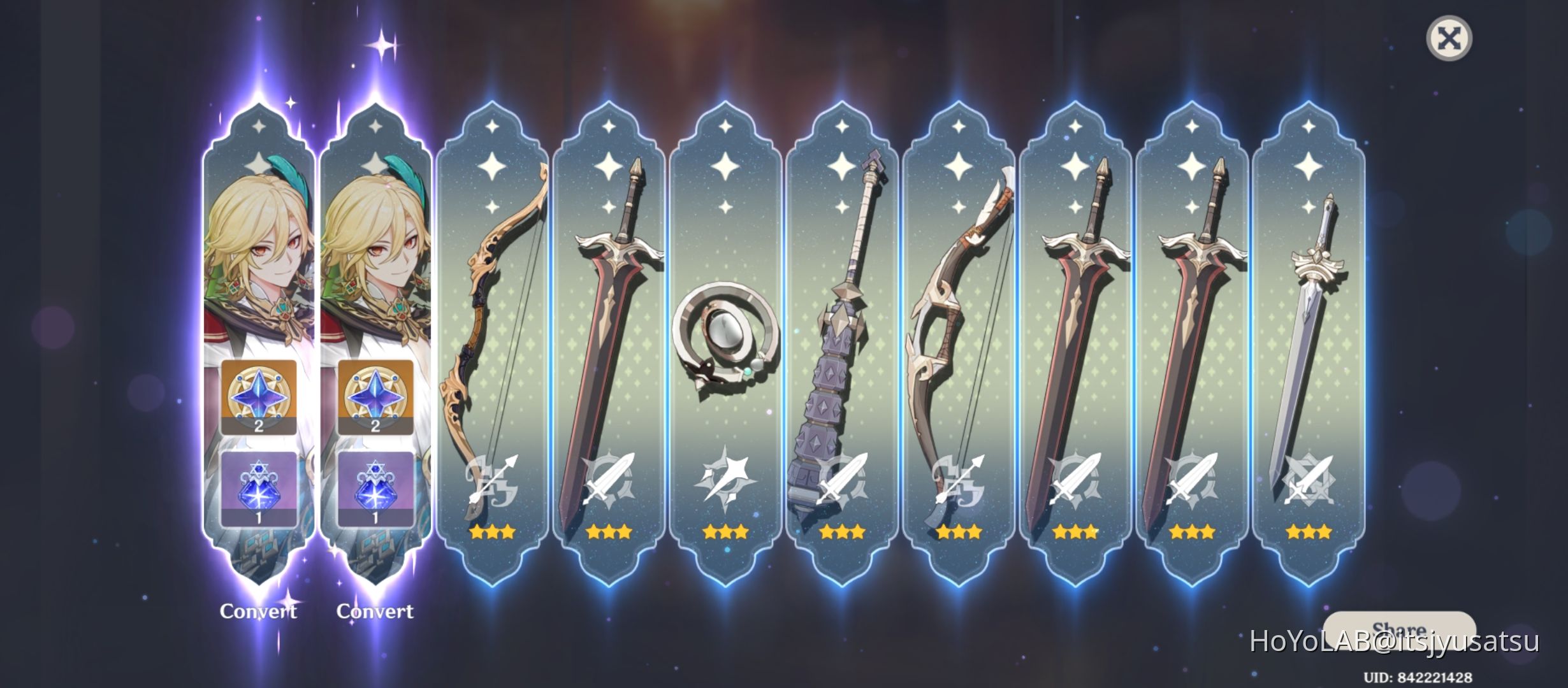 I got 2 Kaveh from standard banner 😭 Genshin Impact | HoYoLAB