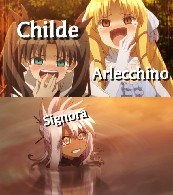 Signora fans just can't catch a break huh Genshin Impact | HoYoLAB