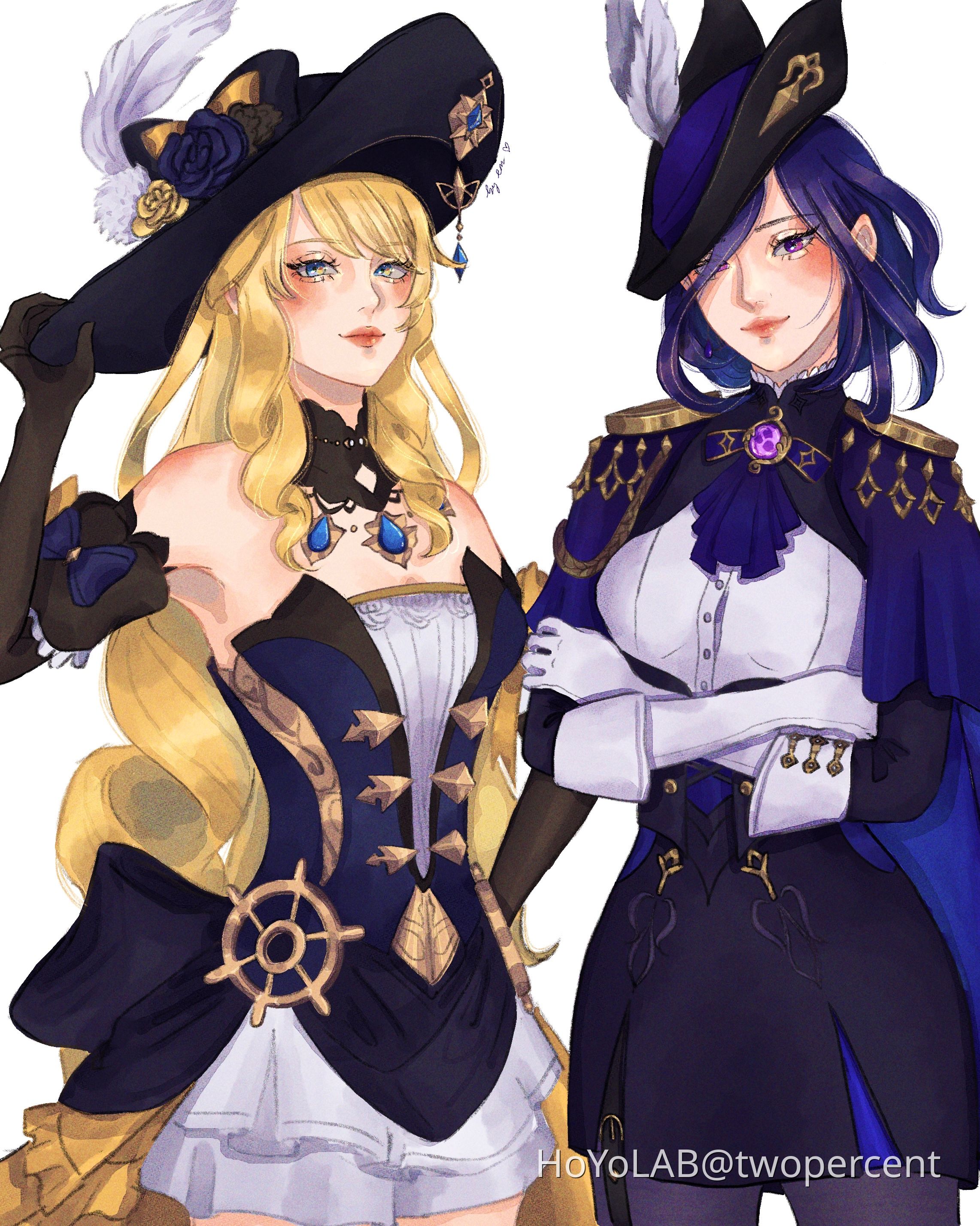 cosplan sketch 💛💙 Genshin Impact | HoYoLAB