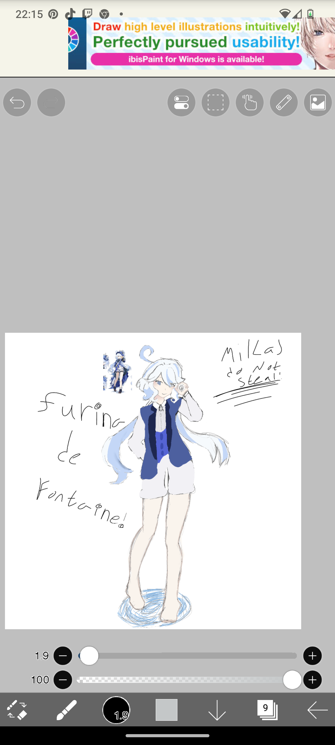 Furina coloured! Genshin Impact | HoYoLAB