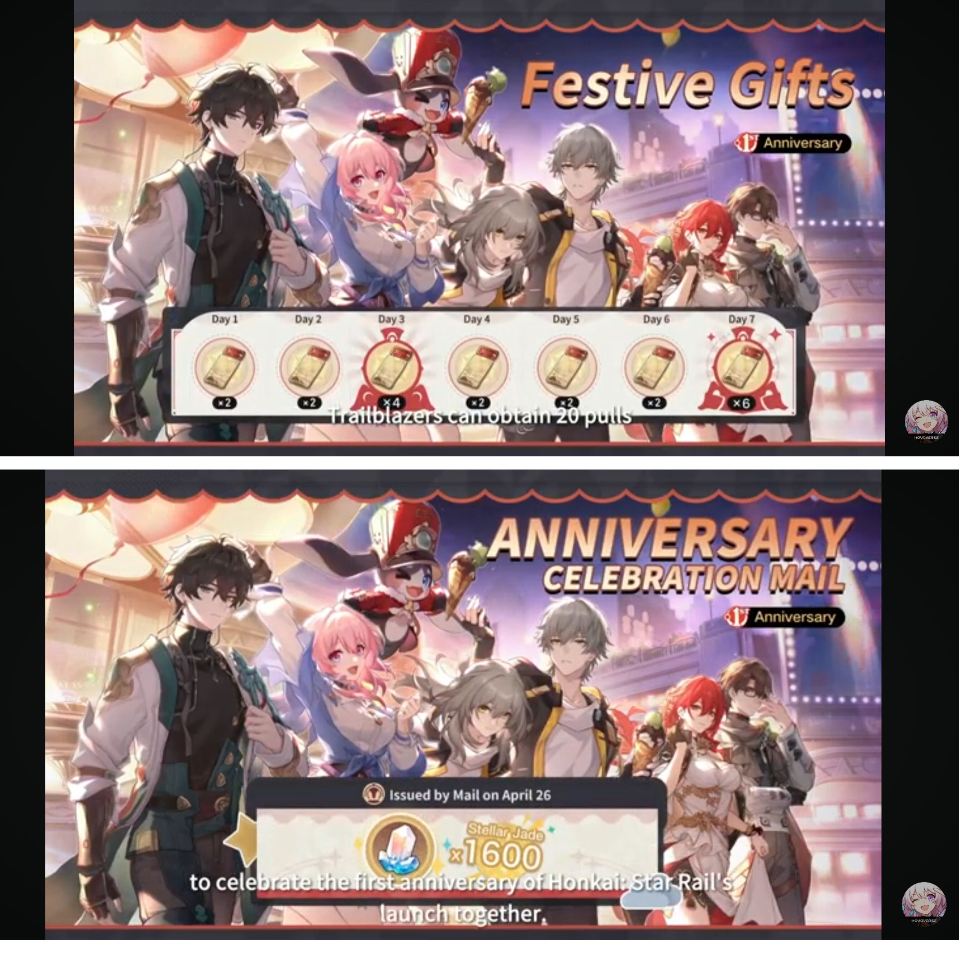 Happy 1st Anniversary HSR Honkai: Star Rail | HoYoLAB