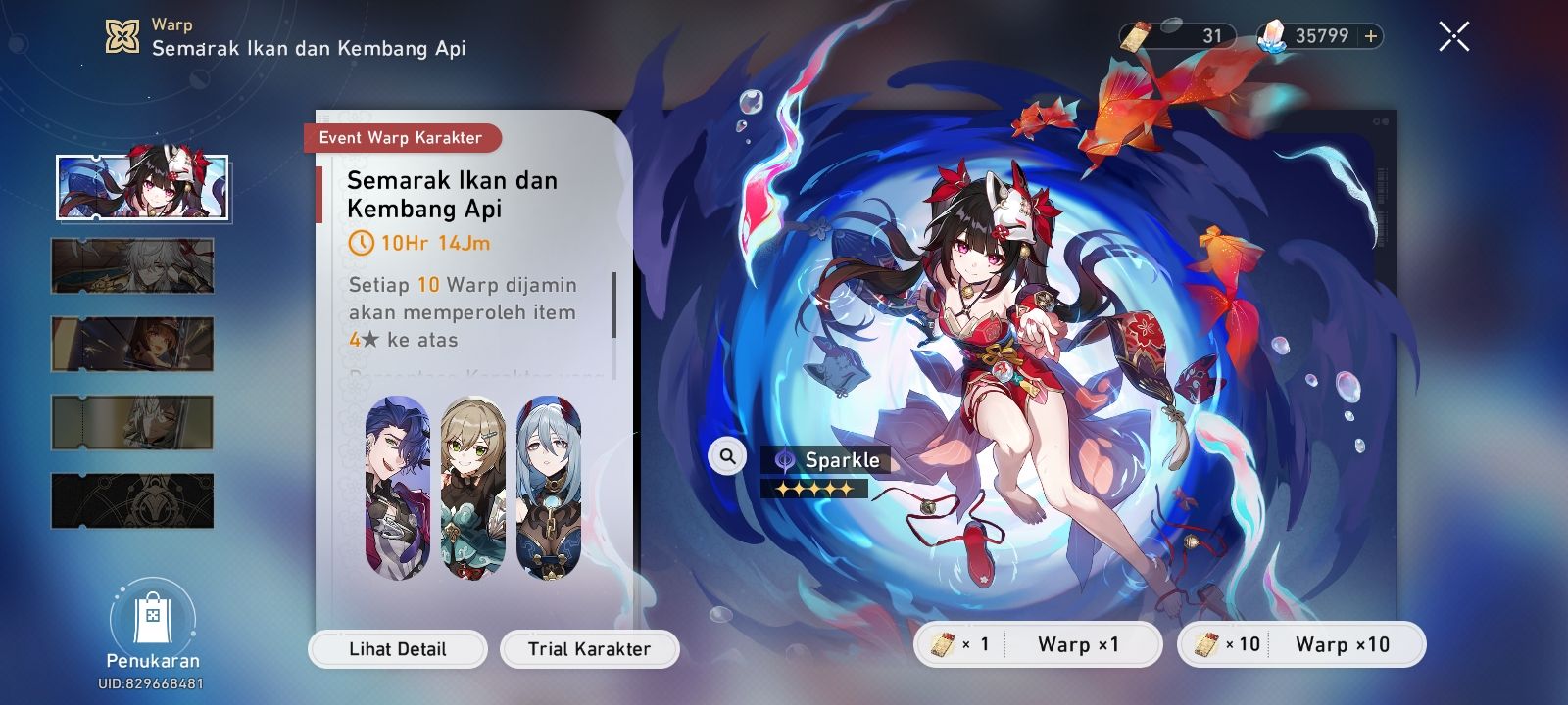 Hasil nabung dari awal main blm pernah pake jade samsek😋 Honkai: Star ...