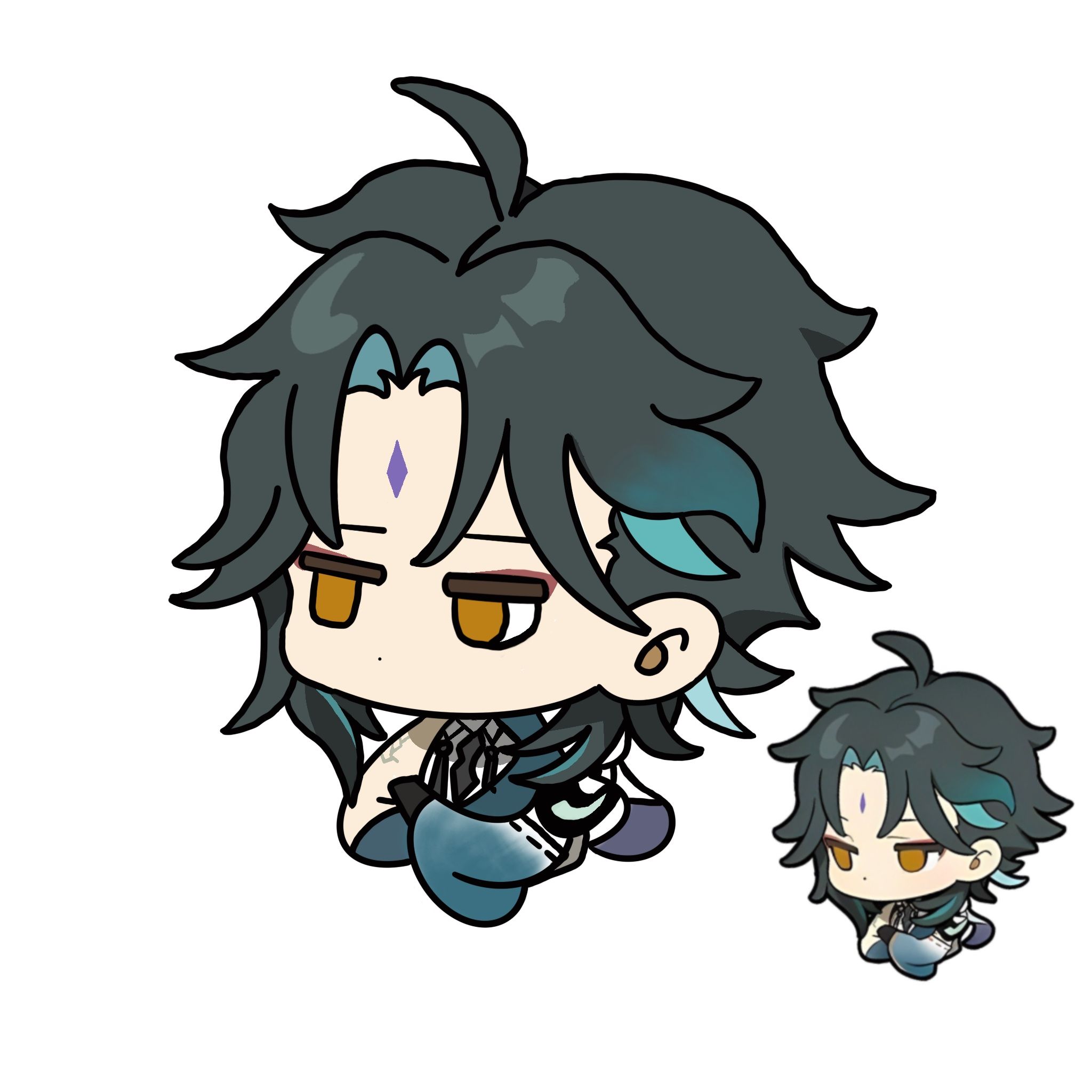 My attempt at this Xiao chibi Genshin Impact | HoYoLAB