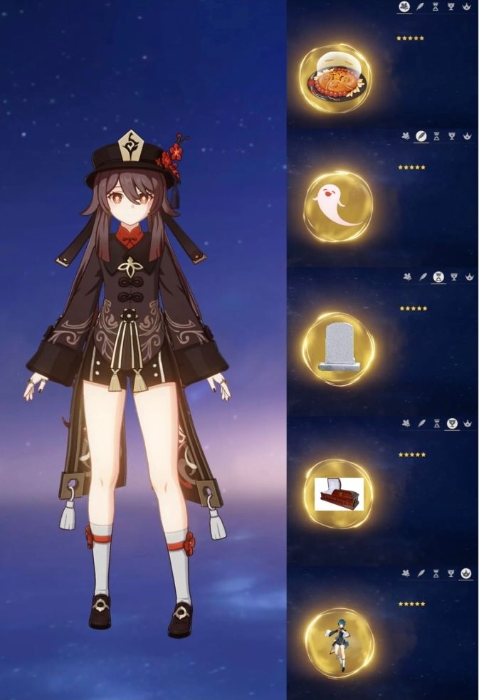 Hu Tao’s Custom Artifacts!!!! Genshin Impact | HoYoLAB