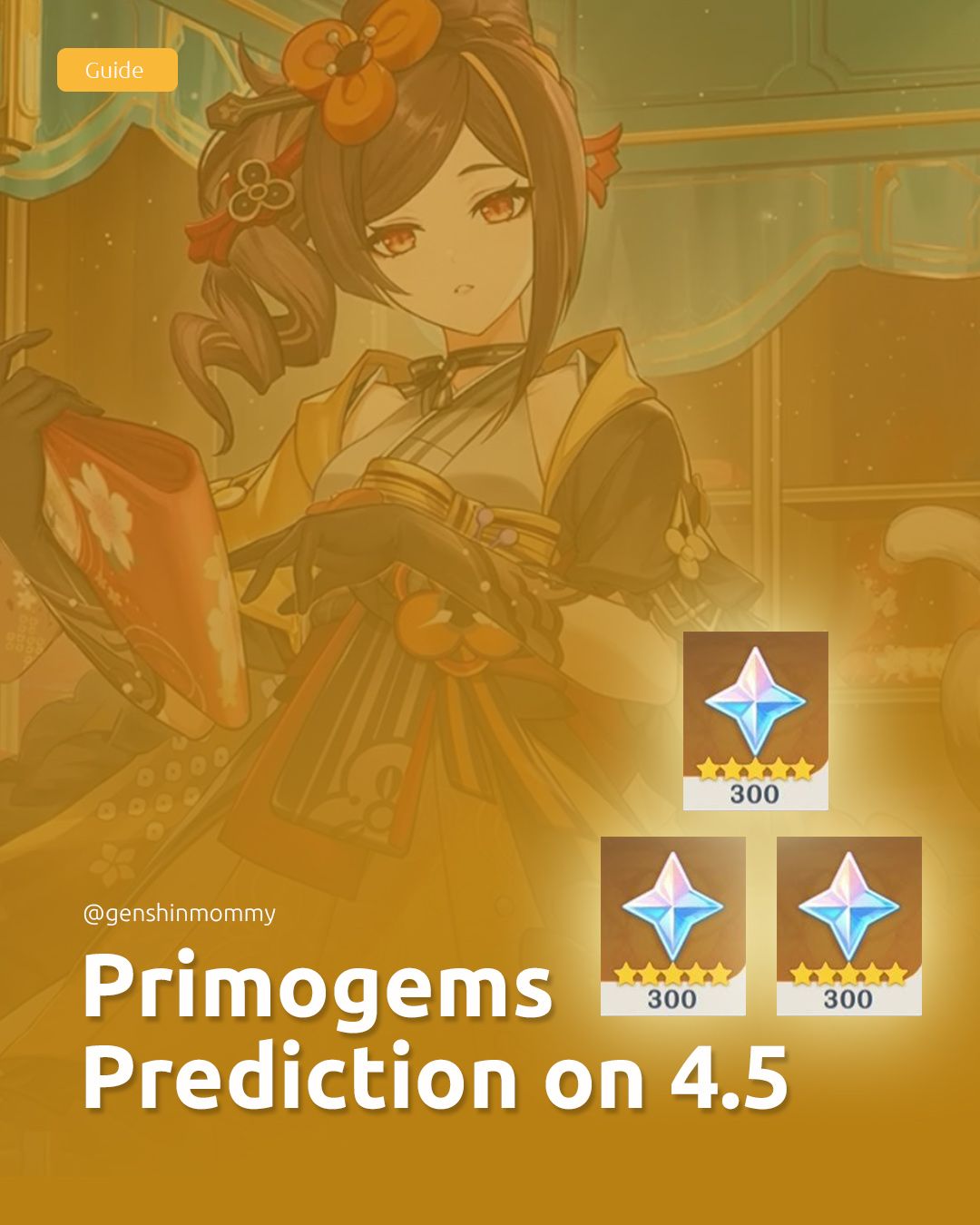 4.5 Primogems Prediction Genshin Impact | HoYoLAB