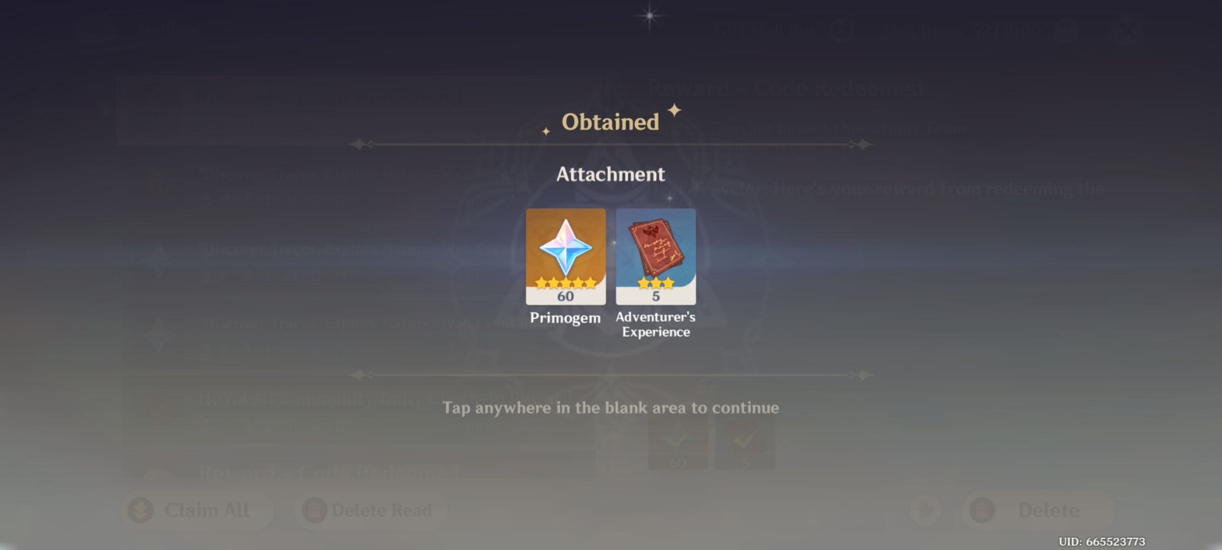 4.5 New Redeem Code is Here Guys - Hurry x60 Primogems Genshin Impact ...