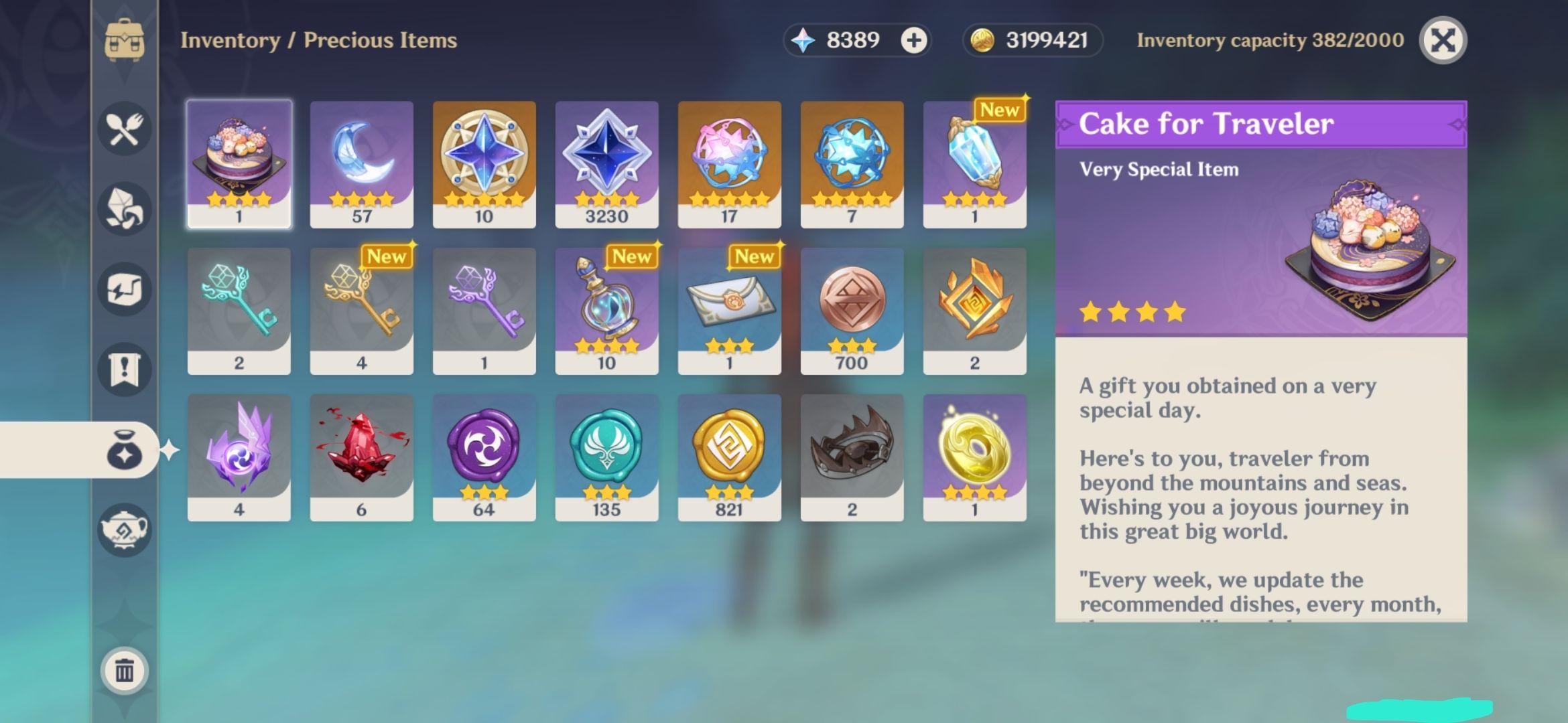 Current state of my Neuv/Kazu + Weapons savings..... Genshin Impact ...