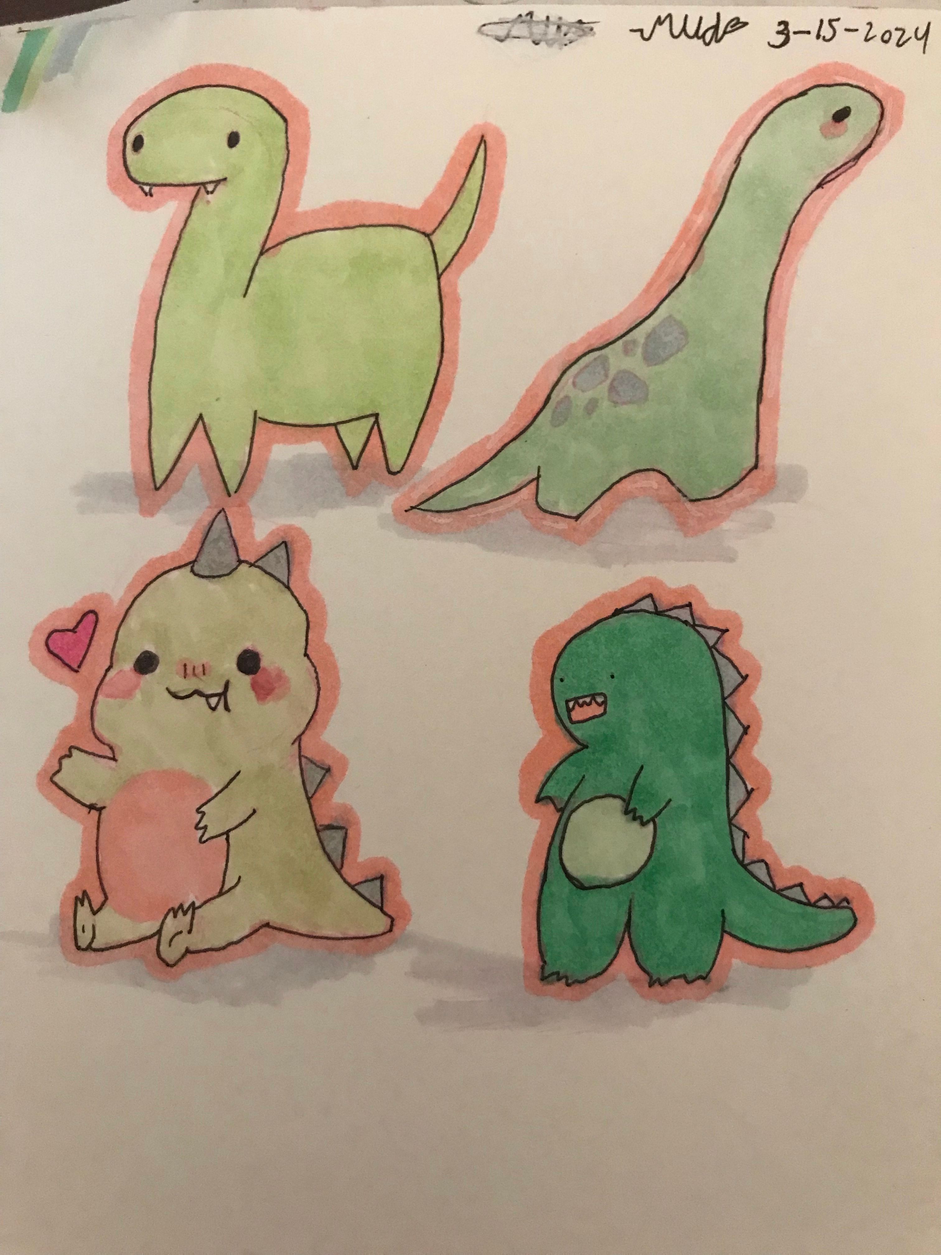 Dino drawing! Genshin Impact | HoYoLAB