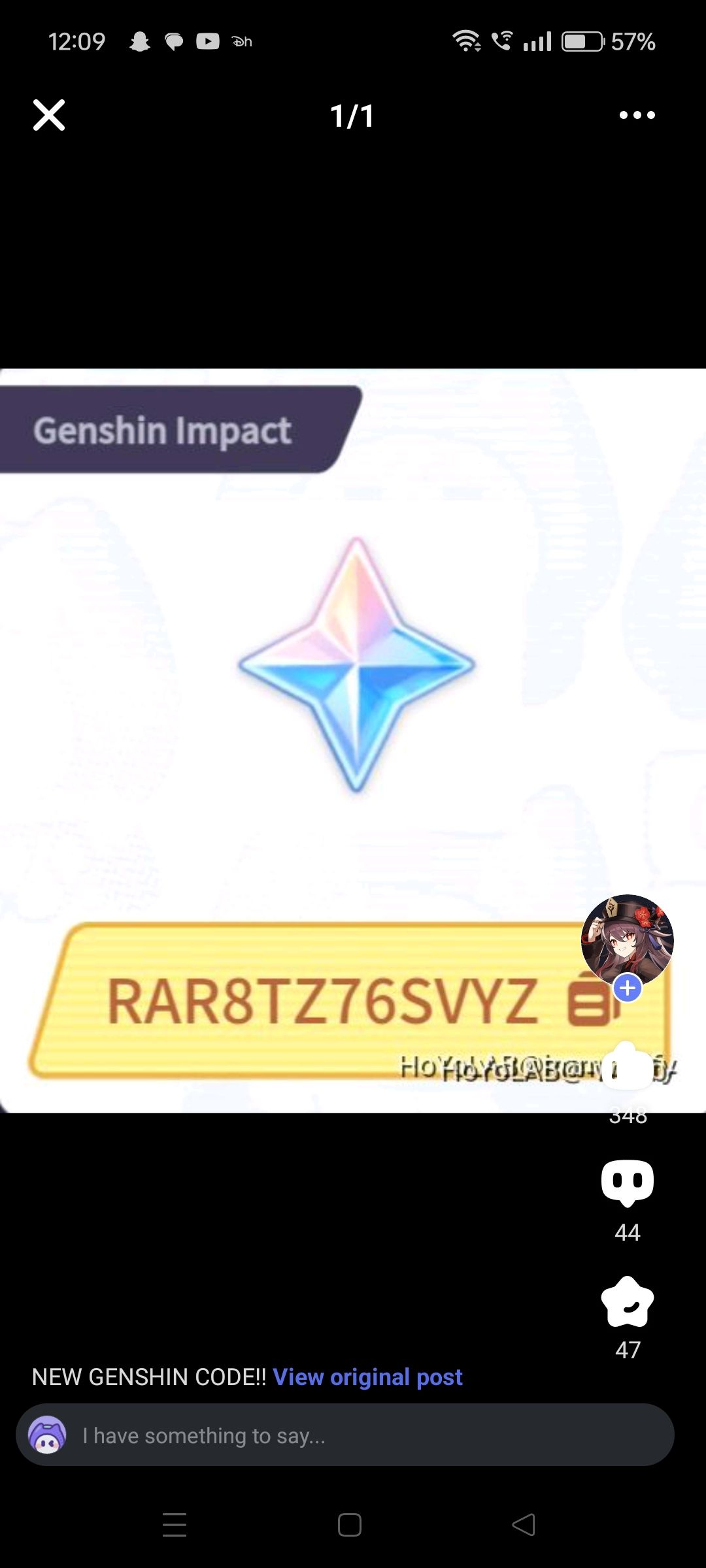 primogem redeem code Genshin Impact | HoYoLAB