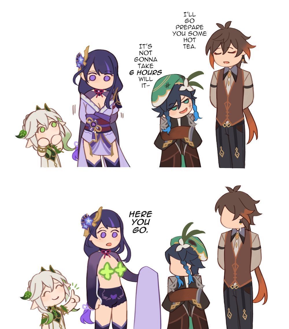 Raiden memes i found in my genshin merch stash Genshin Impact | HoYoLAB