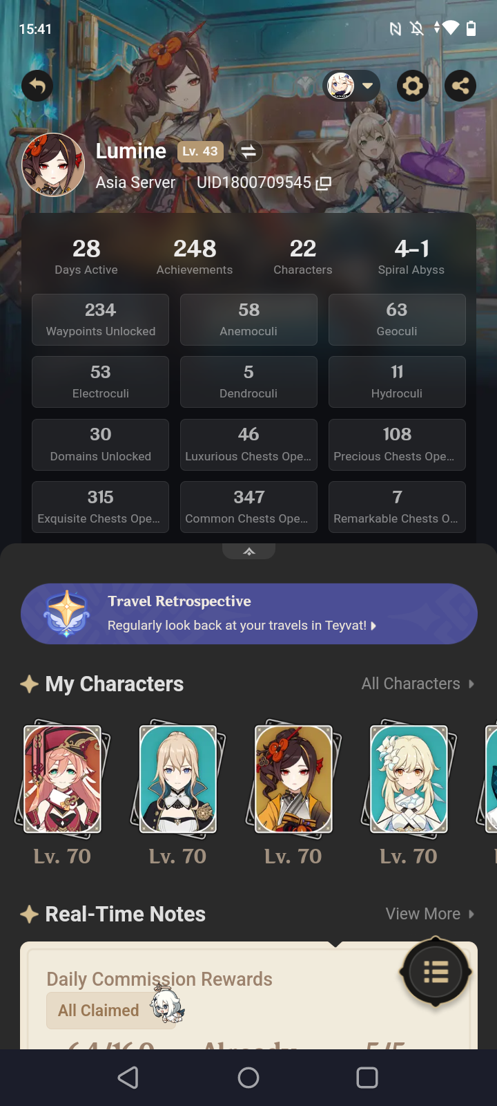 Week 04 Genshin Impact Progress Genshin Impact | HoYoLAB