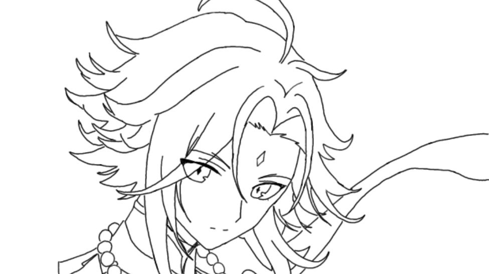 Outline Xiao Genshin Impact | HoYoLAB