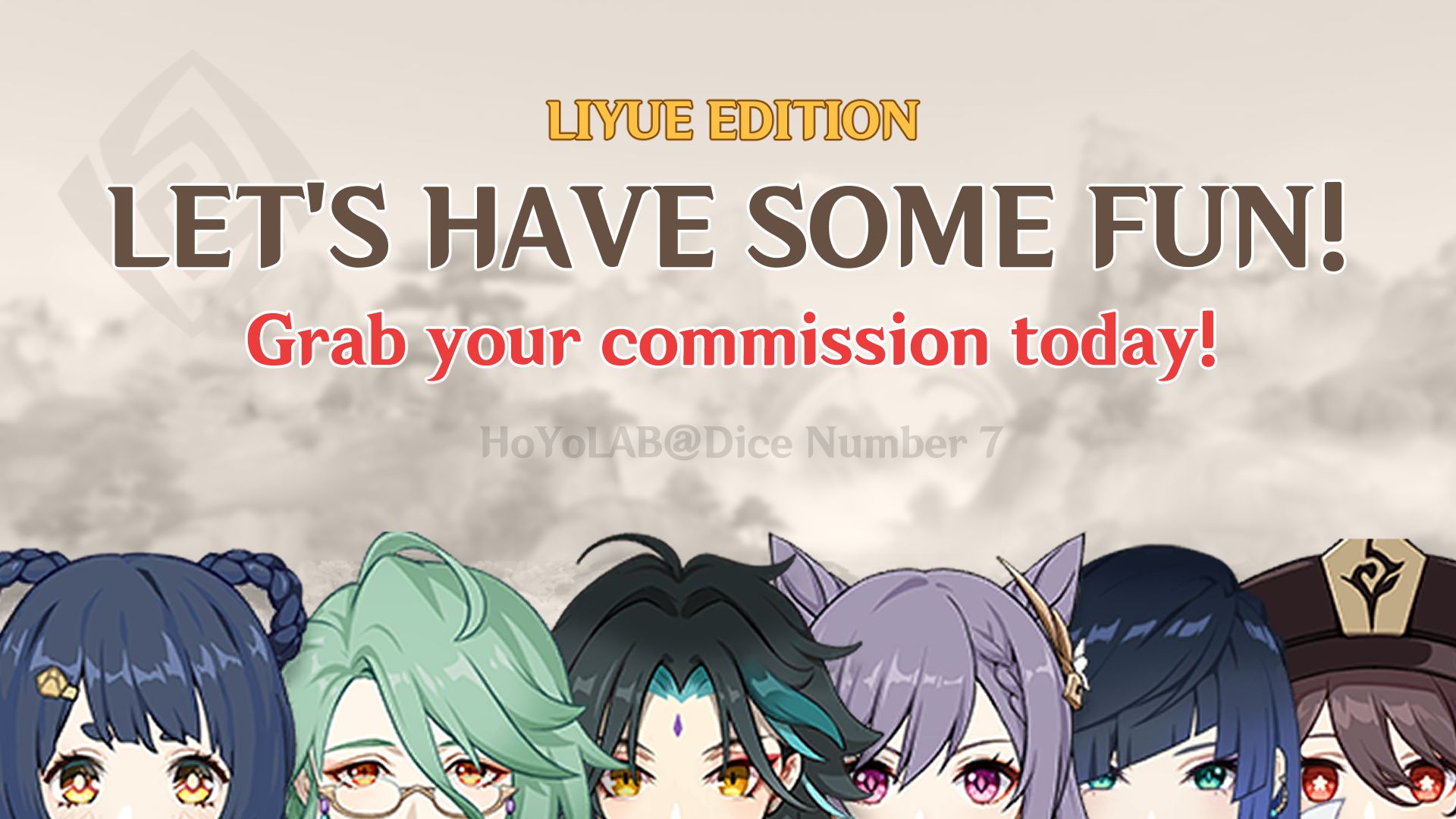 COMMISSION GAME - Liyue Characters Genshin Impact | HoYoLAB
