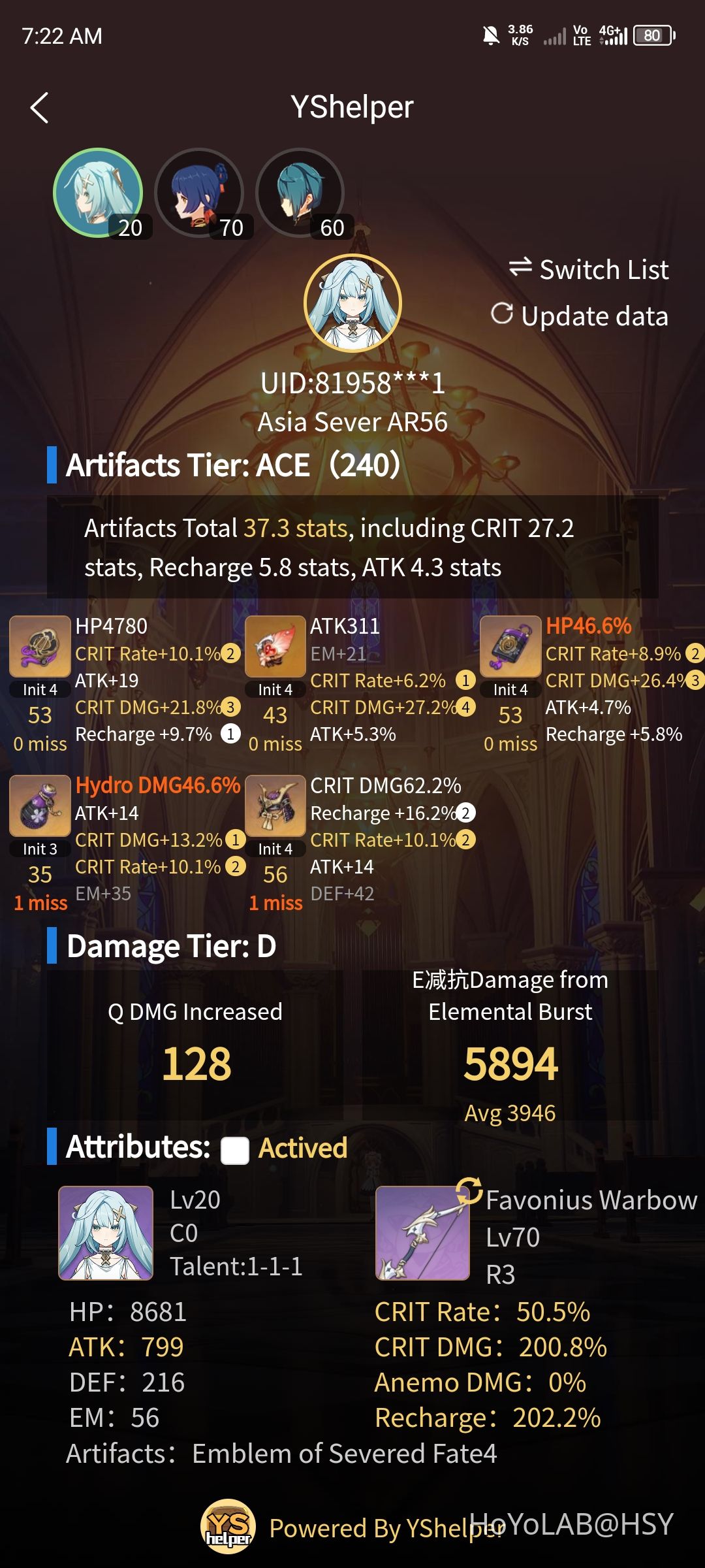 char build Genshin Impact | HoYoLAB