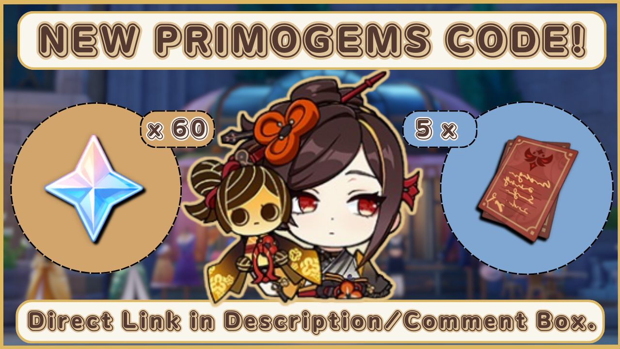 {New Primogems Code} ~ Direct Link to Claim your Rewards! ~ Genshin ...