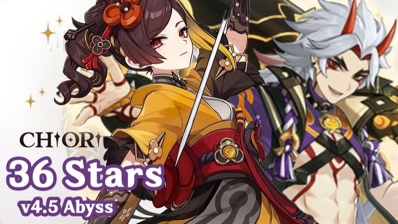 Geo-Charged & Hyper-Burgeon Teams / 💖Chiori💖 + 👹Arataki Itto🐮 get 36 ...