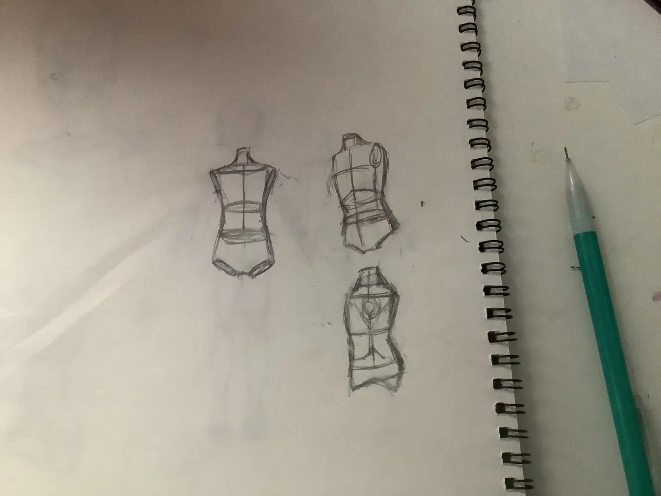 how to draw full torso