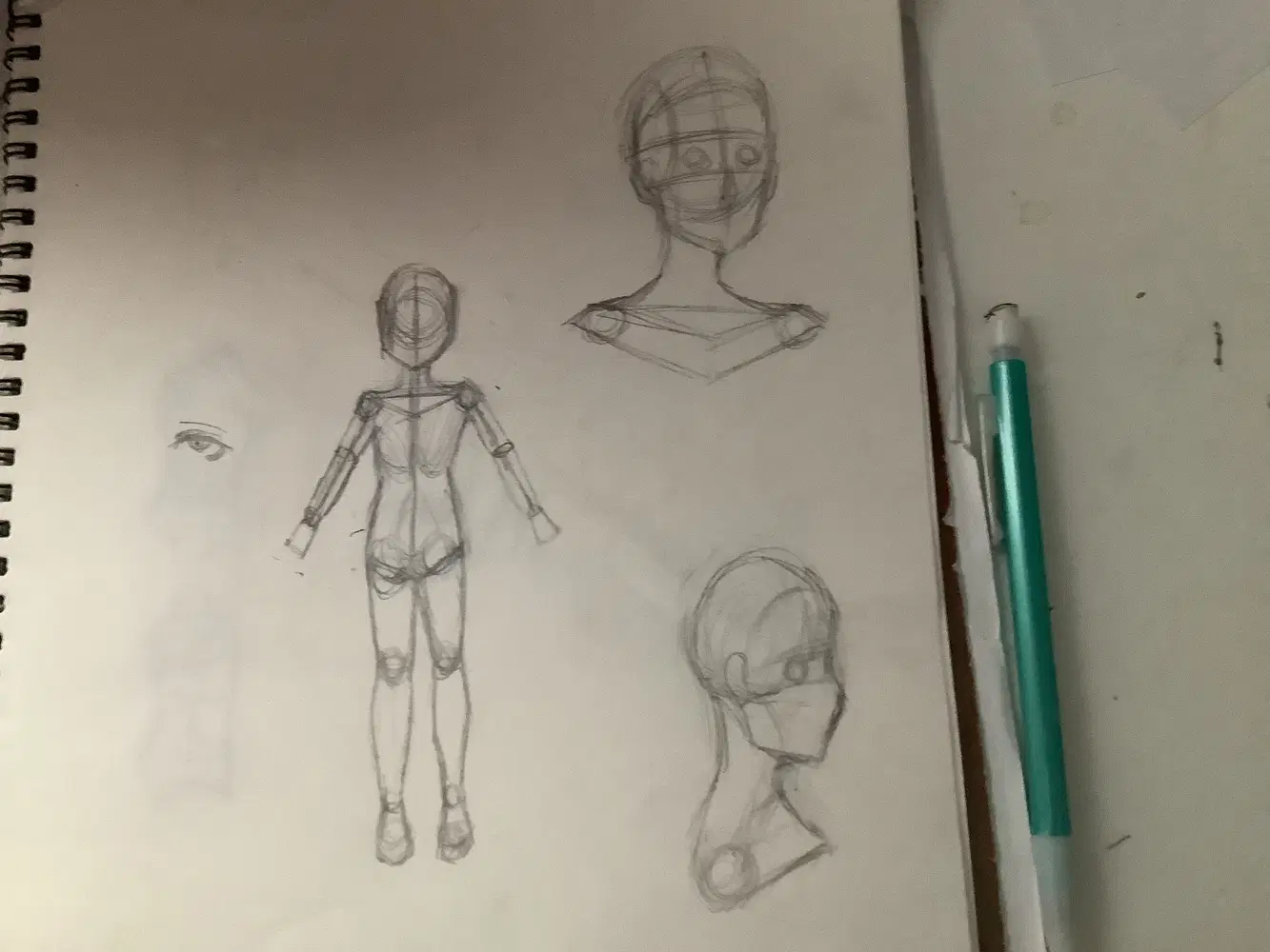 how to draw anime body side view