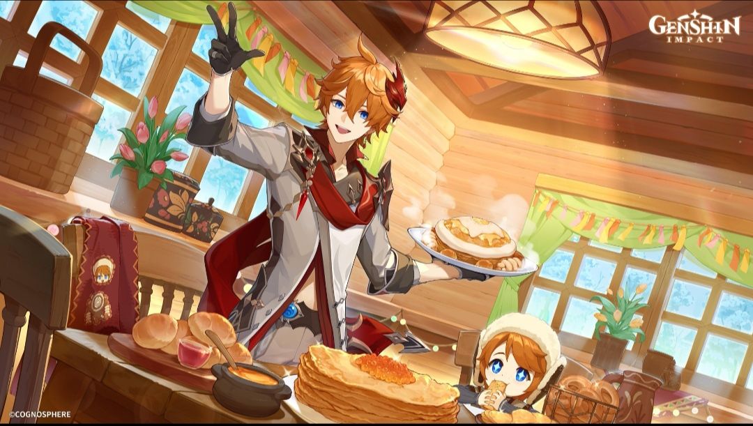 Can't get over of this Childe official art Genshin Impact | HoYoLAB
