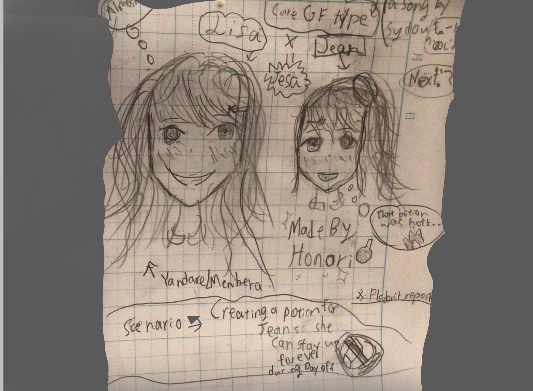 Jean and Lisa making a potion so that she can stay up forever Genshin ...