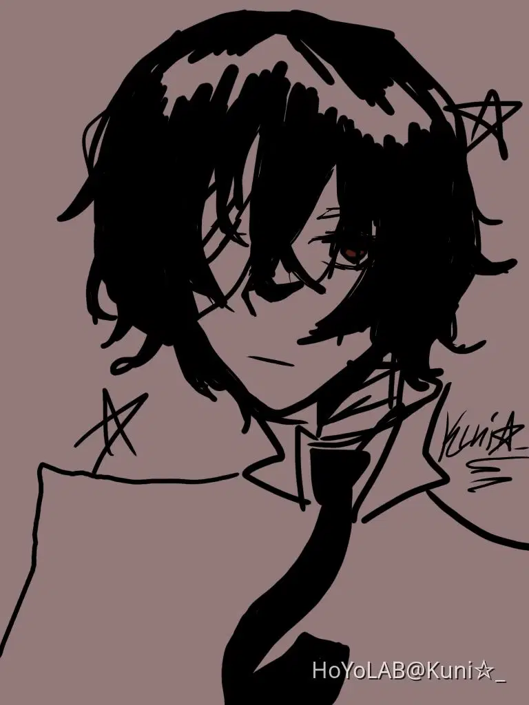 Pm and Female Dazai! 🫶 (Messy drawings) | HoYoLAB