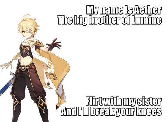 This is Aether Genshin Impact | HoYoLAB