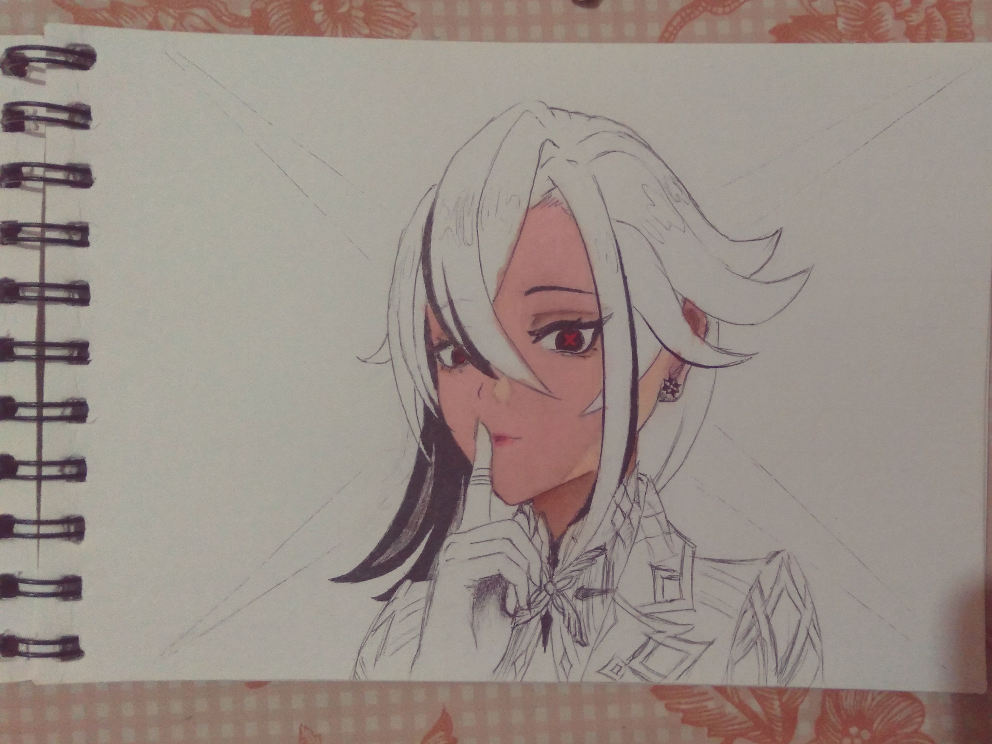 Artist rizz to confirm Arlecchino's 5050 Genshin Impact | HoYoLAB