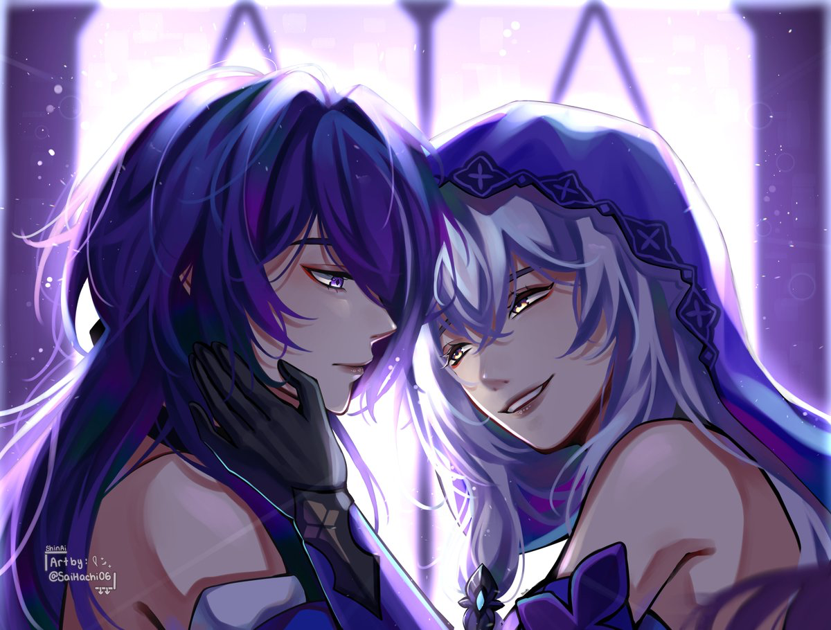 Acheron and Black Swan! :D #HonkaiStarRail #hsr #Acheron #BlackSwan Honkai: Star Rail | HoYoLAB