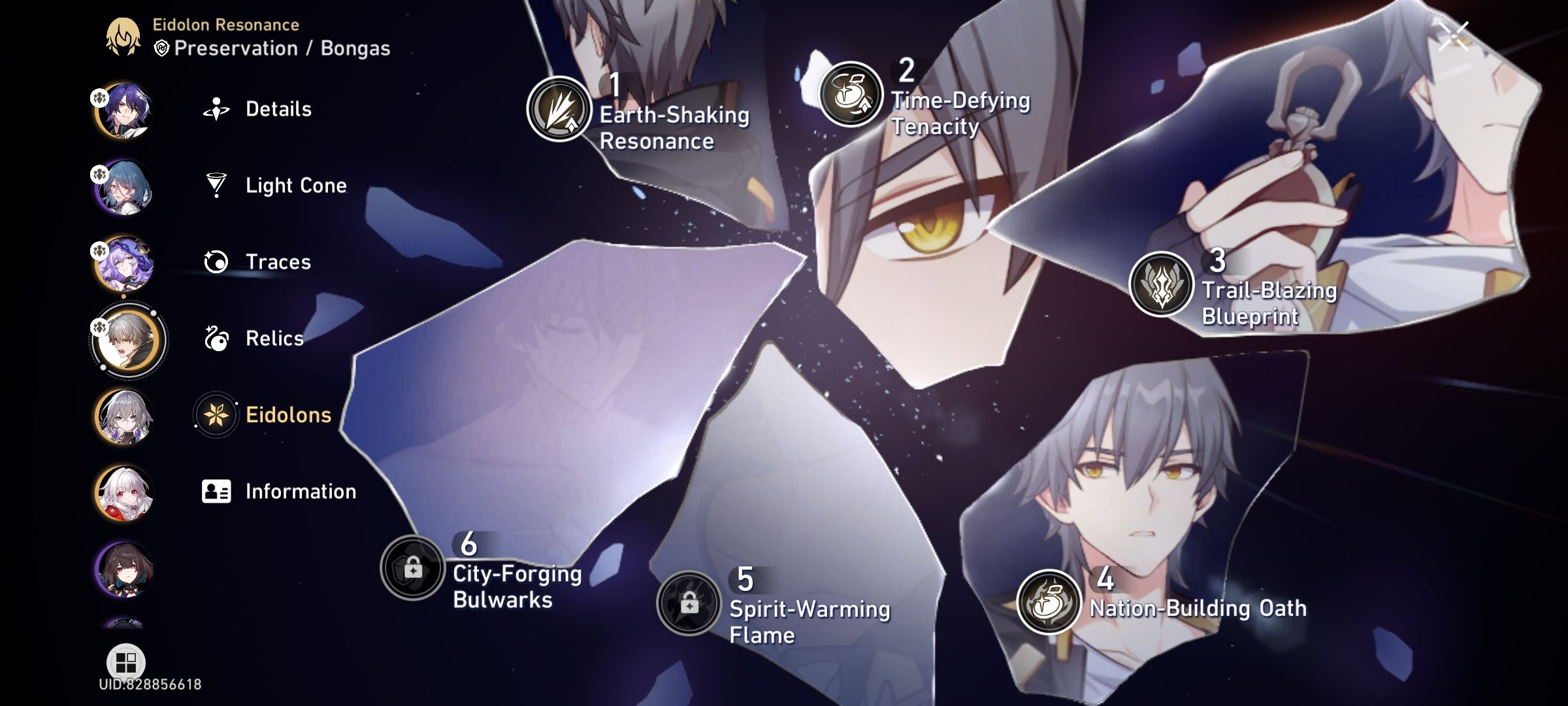 Eidolon Experience for Caelus (Preservation) and Herta + Farming and ...