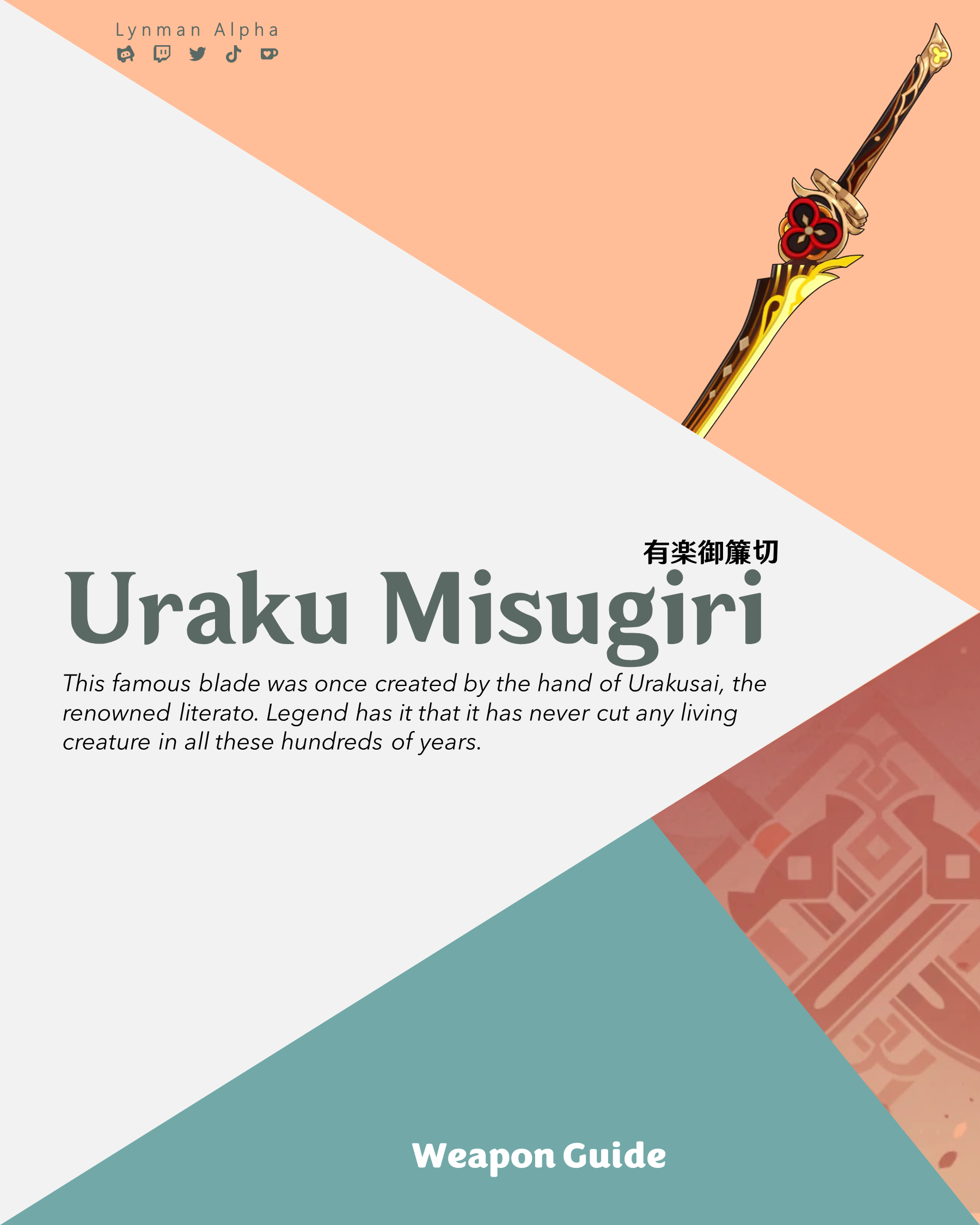 Uraku Misugiri | Genshin Impact Weapon Guide [Version 4.5] Genshin ...