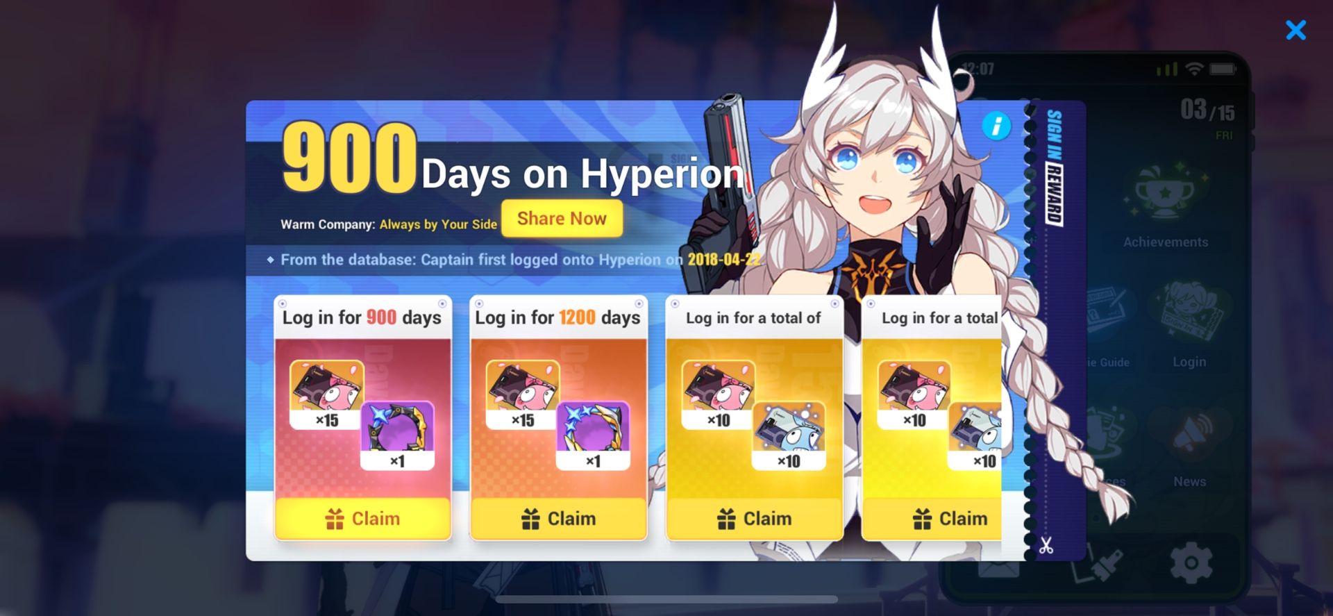 HI3rd: 900 days! Honkai Impact 3rd | HoYoLAB