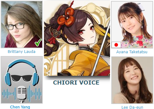 Chiori Voice Actor Genshin Impact | HoYoLAB