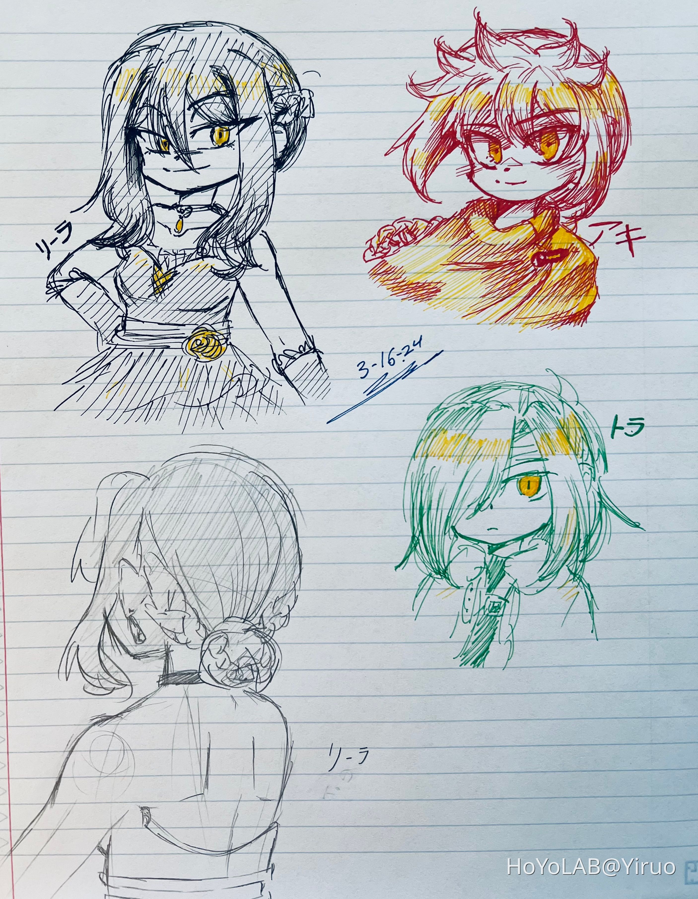 OC & Tangled sketches | HoYoLAB