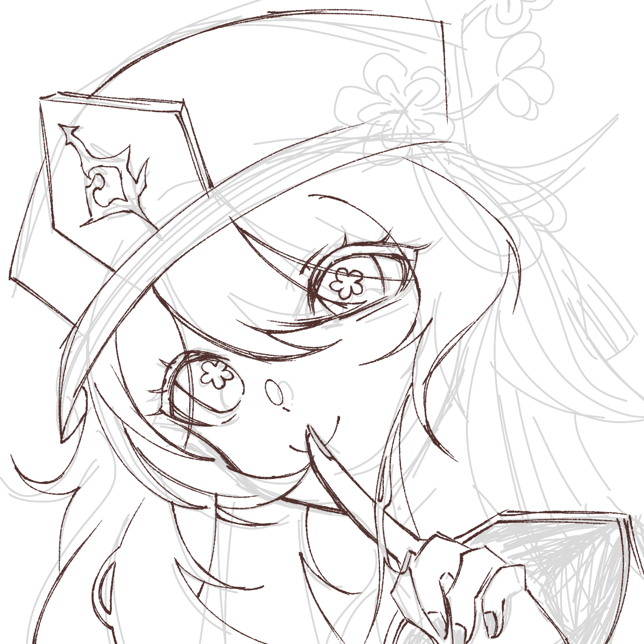 WIP HuTao art Genshin Impact | HoYoLAB