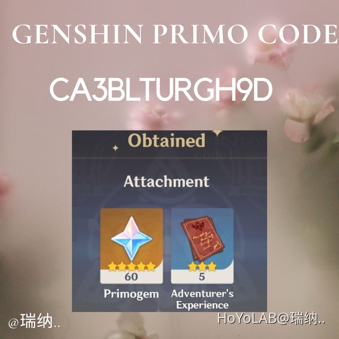 Primo code 💗 Genshin Impact | HoYoLAB