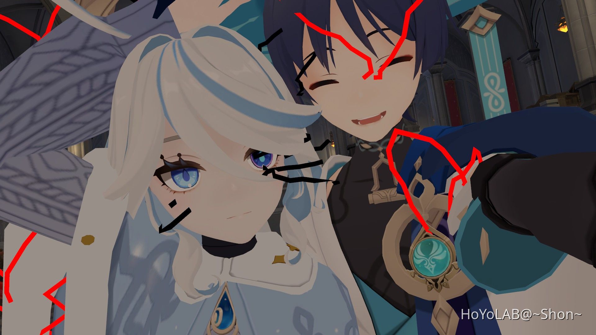 Me and Furina in VrChat 2 Genshin Impact | HoYoLAB