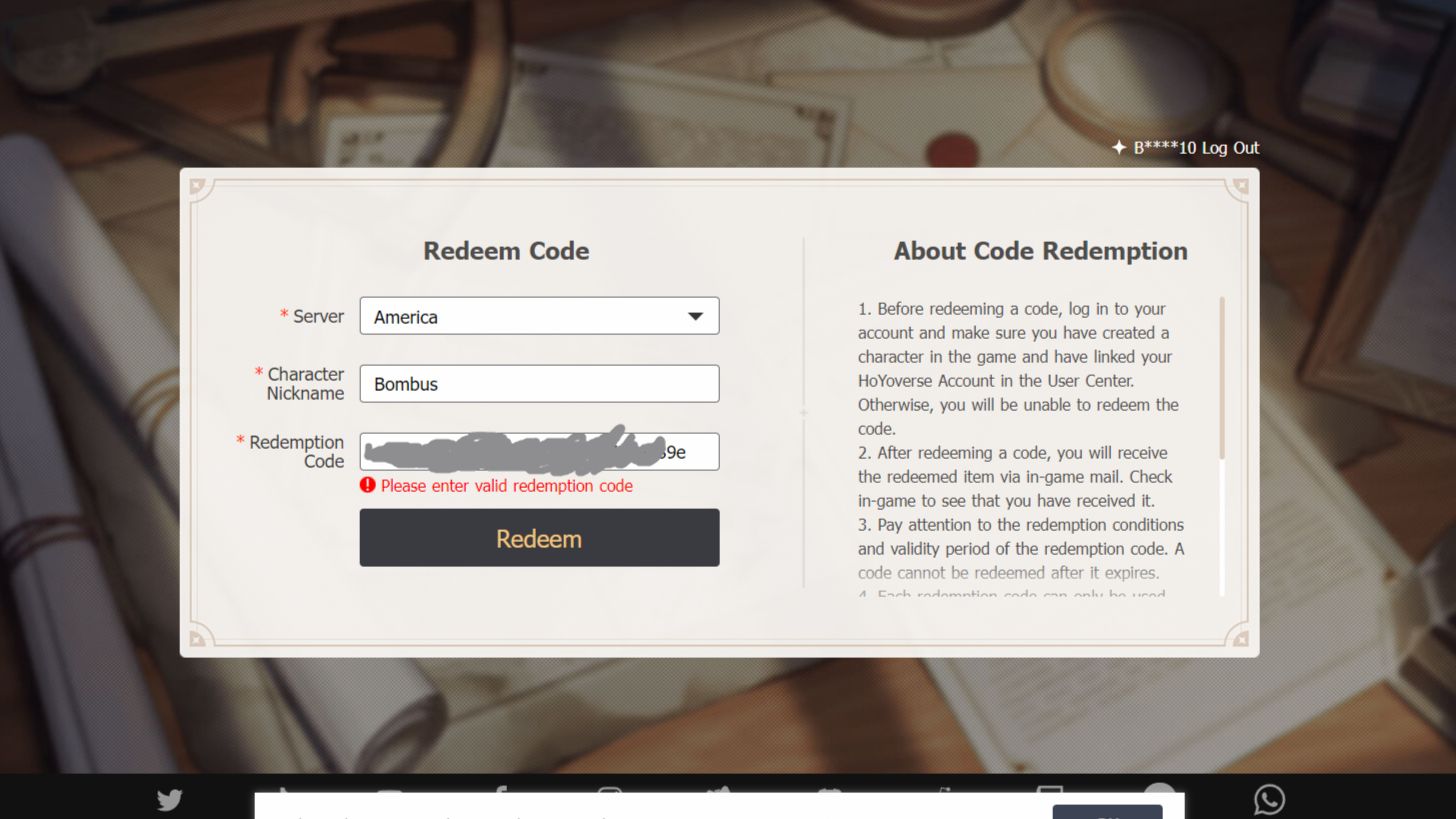 Buff why isnt your code working? hmm? Genshin Impact | HoYoLAB