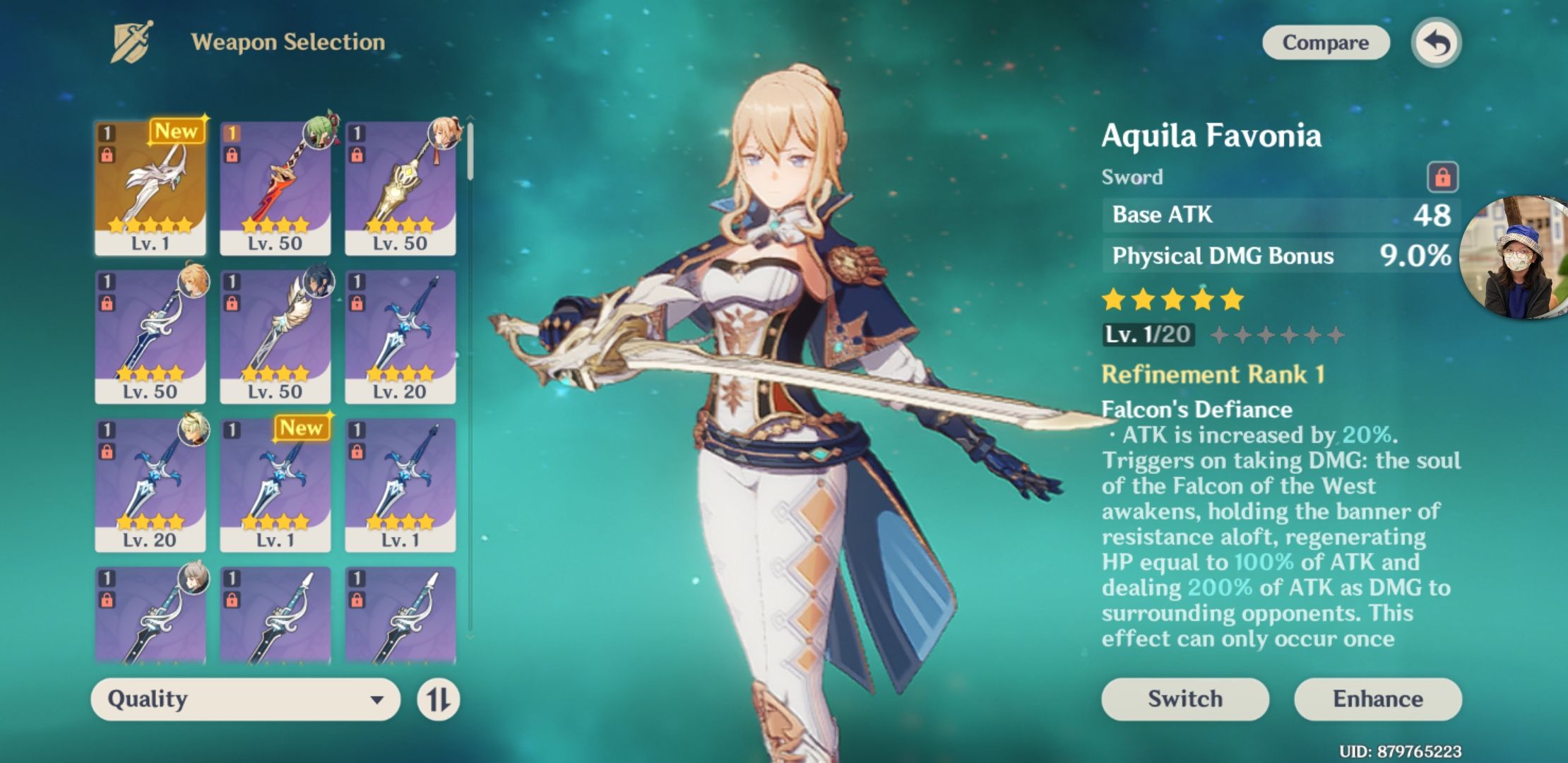 I got her signature weapon but stopped using her Genshin Impact | HoYoLAB