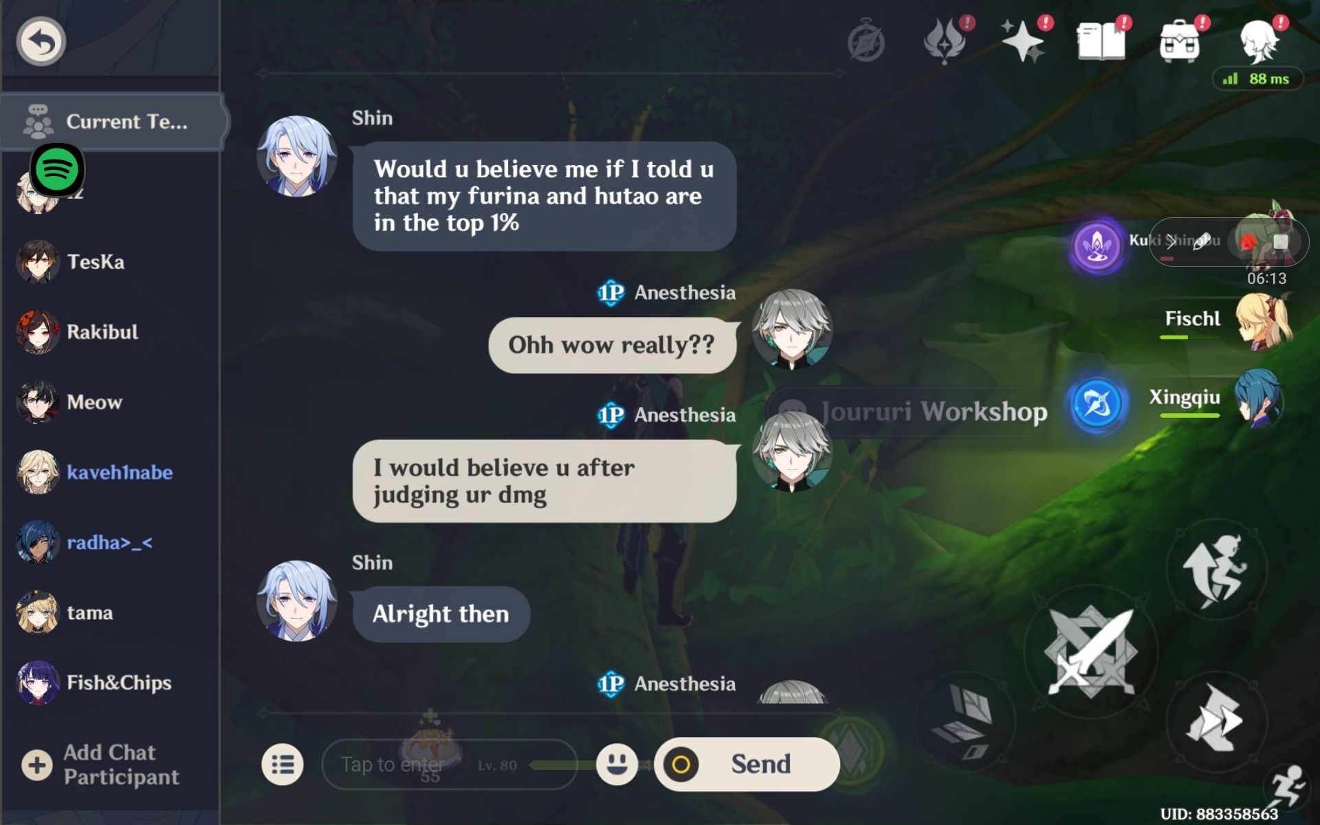 bro came in just to flex lol Genshin Impact | HoYoLAB