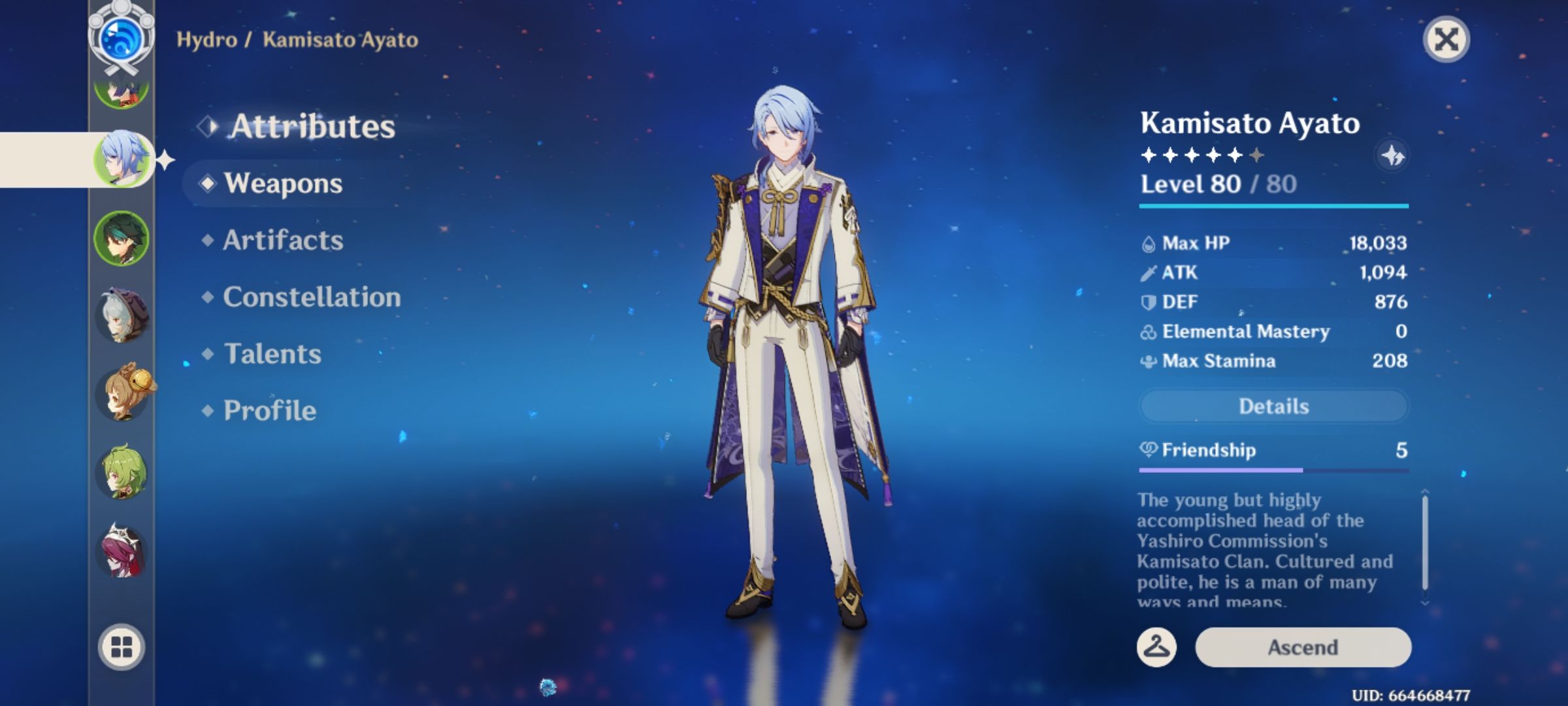 Ayato build Genshin Impact | HoYoLAB