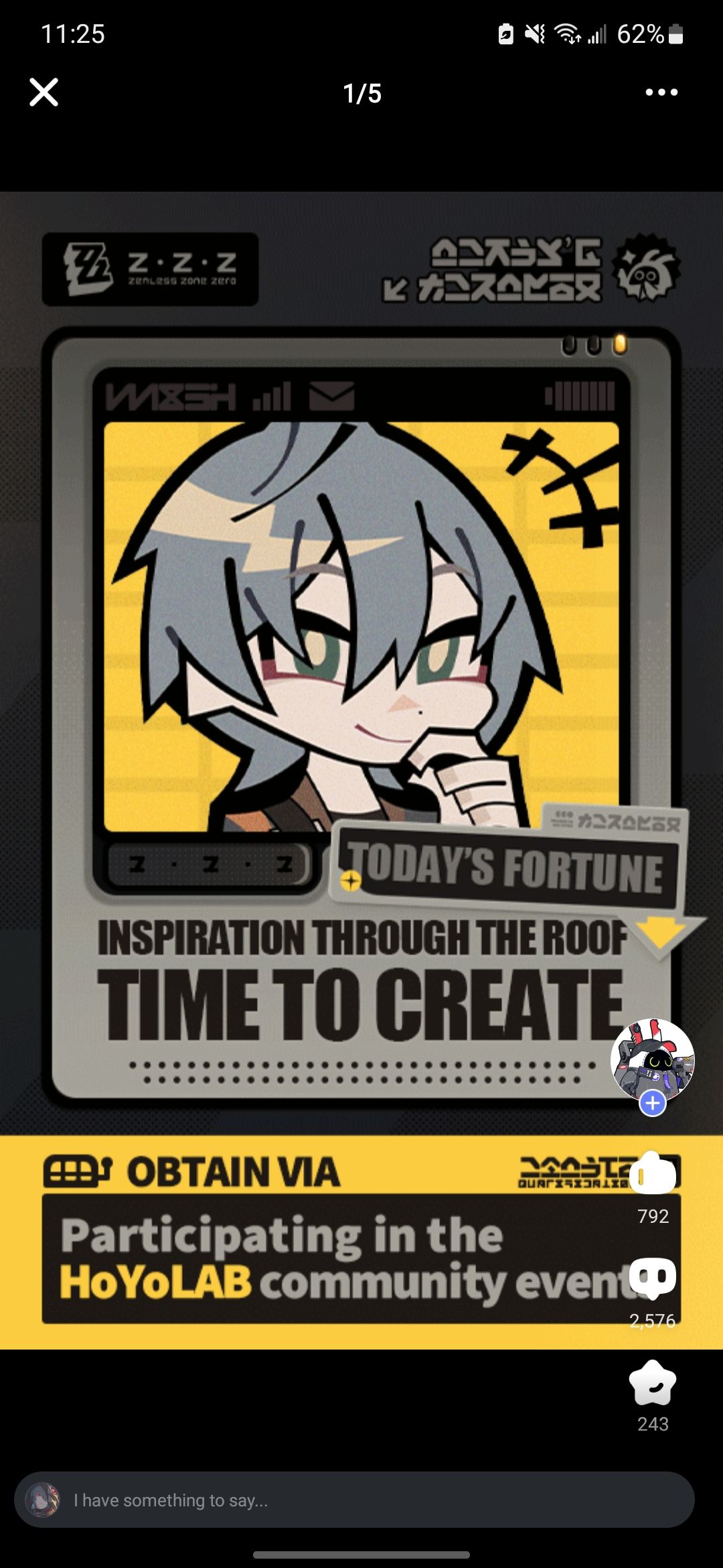 I wish everyone the best of luck Zenless Zone Zero | HoYoLAB