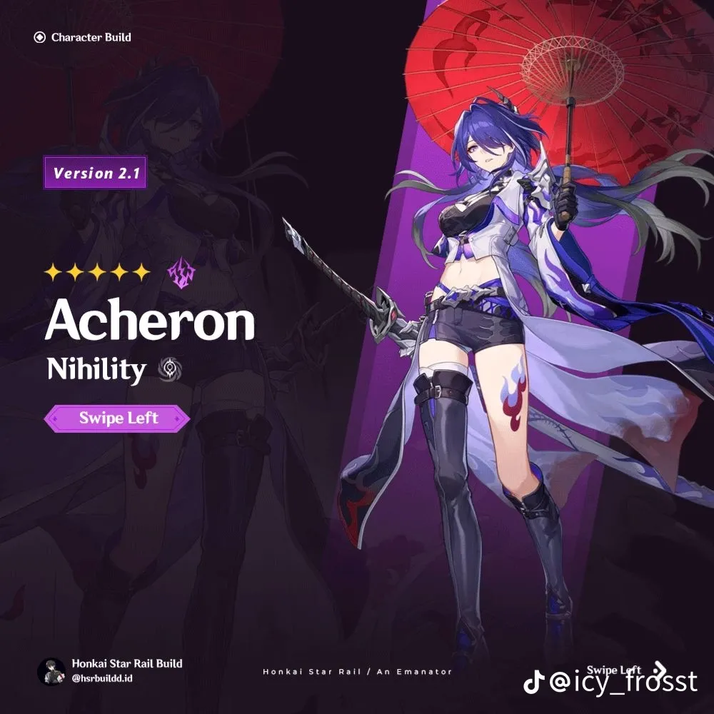 Acheron Guide (PHOTOS NOT MINE!!!!!) Honkai: Star Rail | HoYoLAB