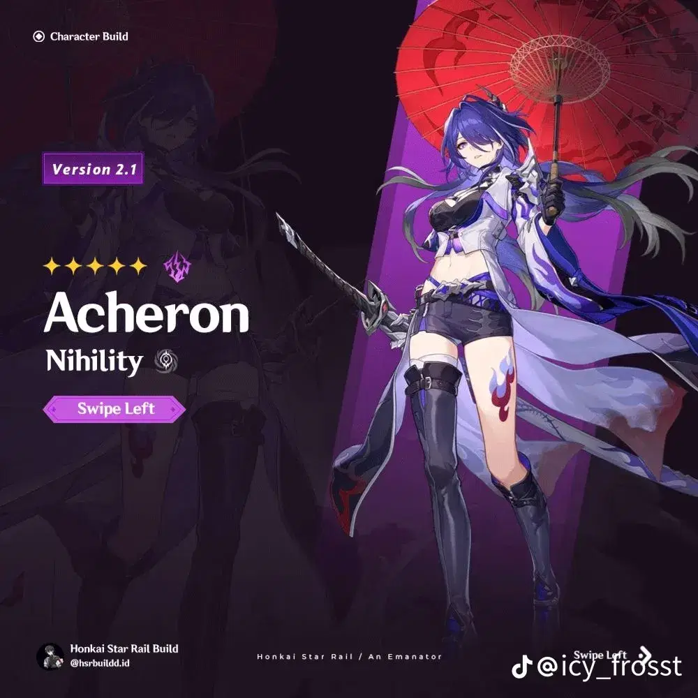 Acheron Guide (PHOTOS NOT MINE!!!!!) Honkai: Star Rail | HoYoLAB