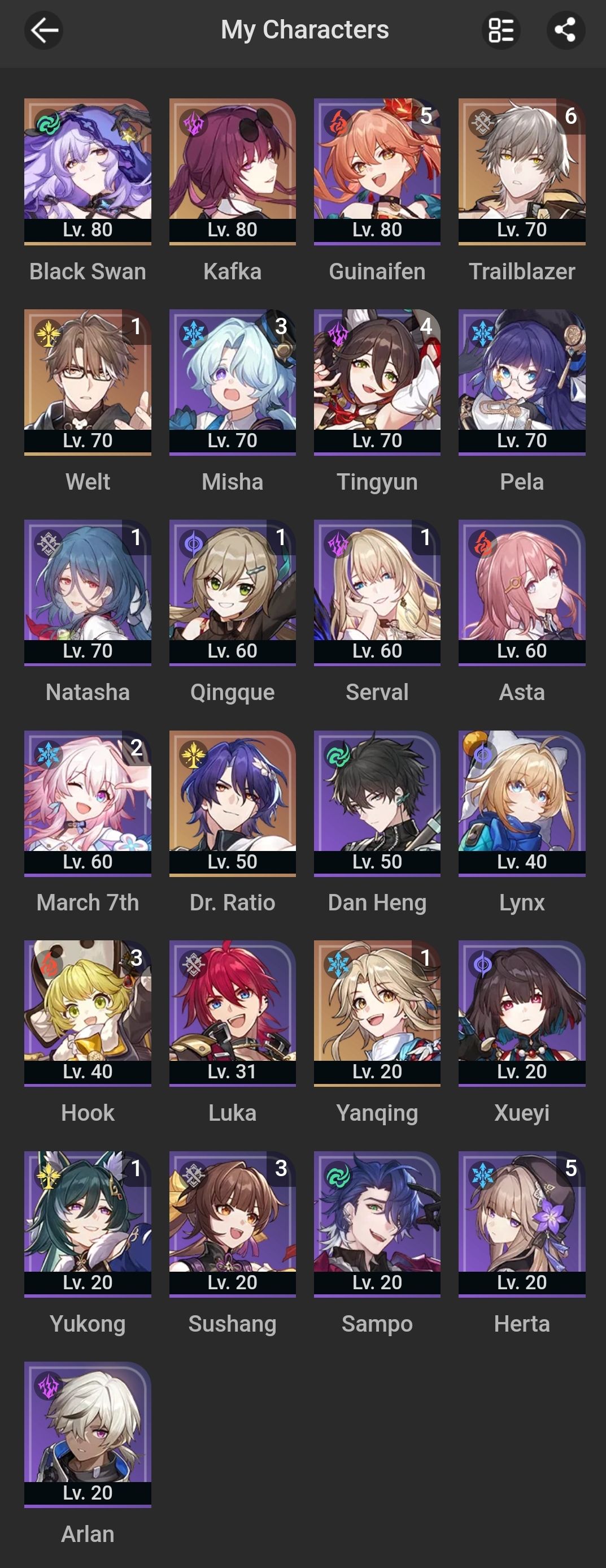 Pulls for 2.1 Honkai: Star Rail | HoYoLAB